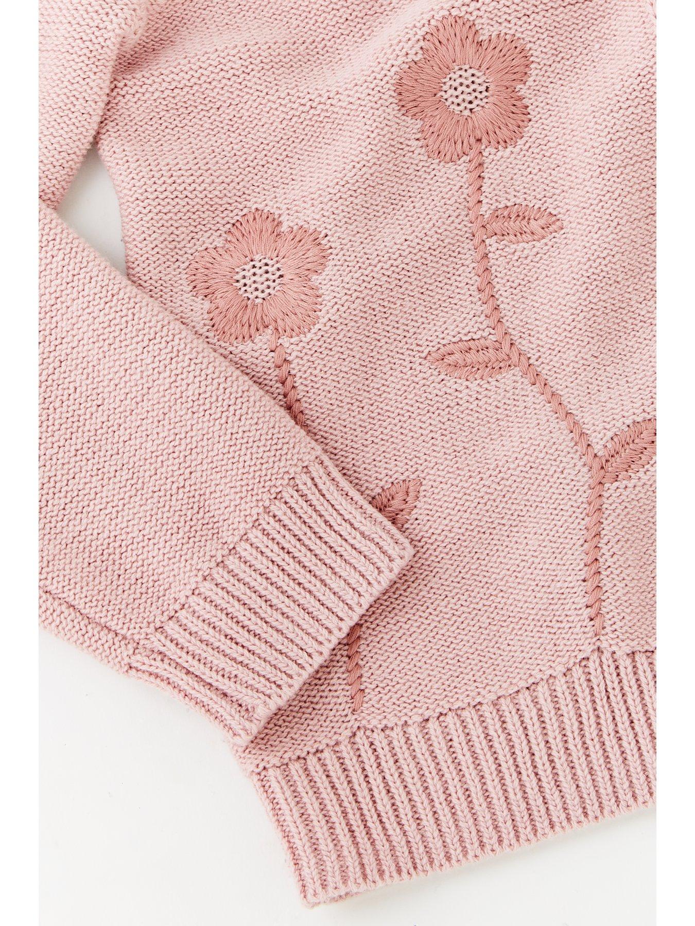 Mini V by Very Girls Printed Cardigan - Pink | Very
