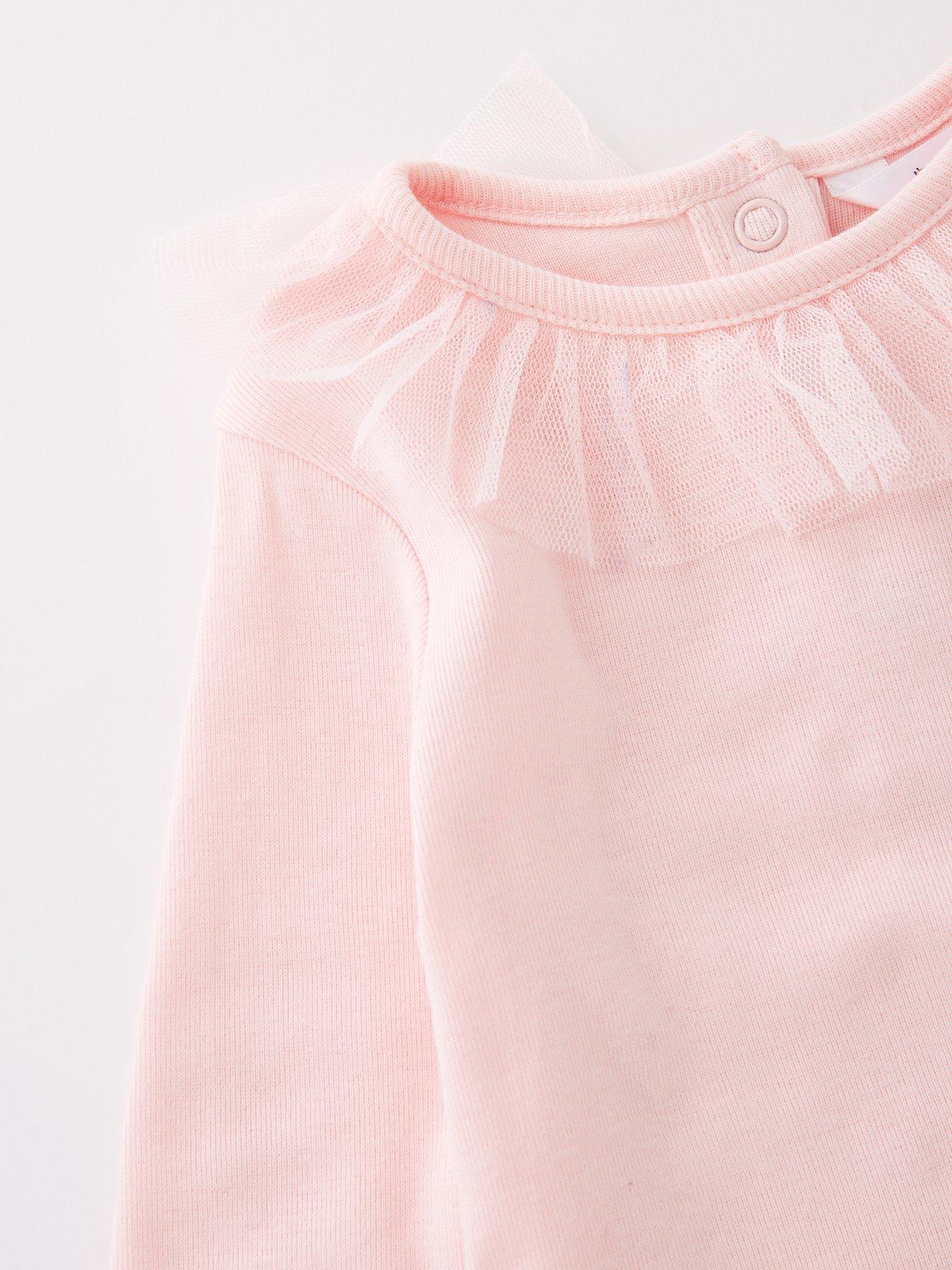 The Very Collection Baby Girls Frill Neck Rib Long Sleeve Legging Set ...