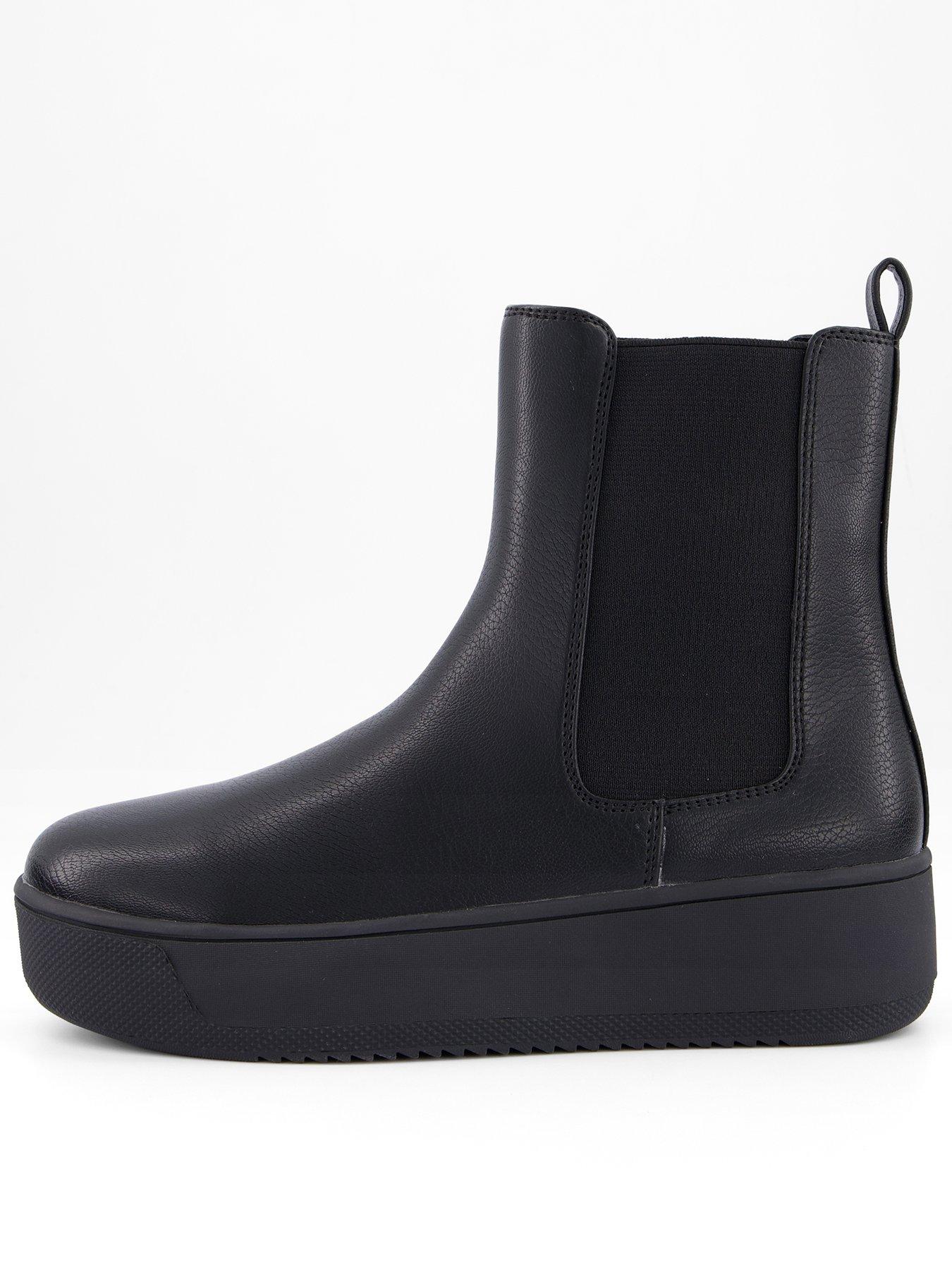 The Very Collection Flatform Chelsea Boot - Black | Very