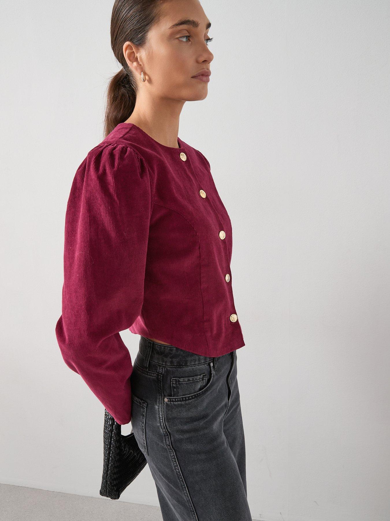 The Very Collection Cord Jacket- Red | Very