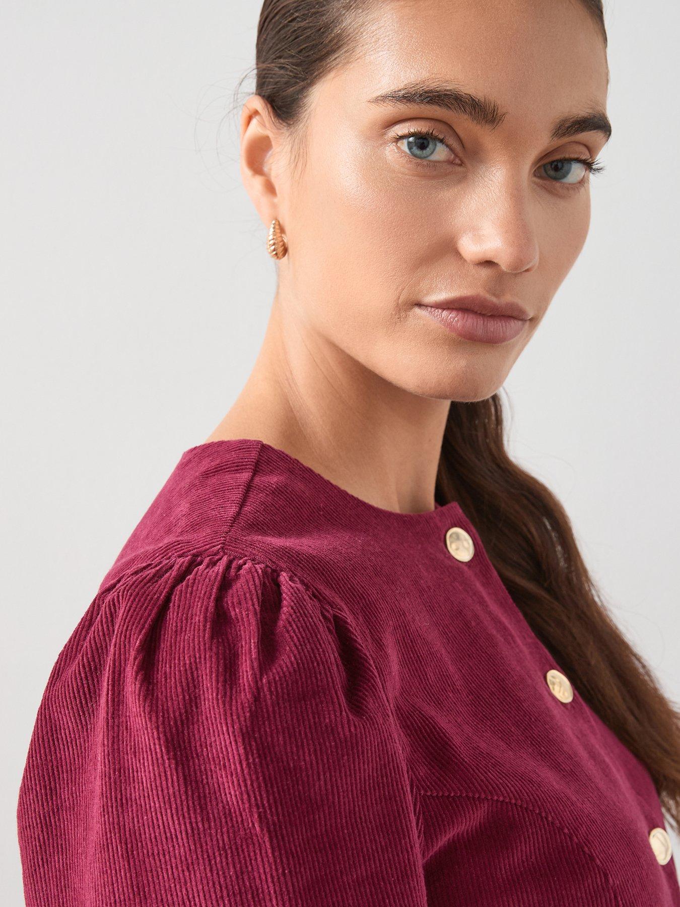 The Very Collection Cord Jacket- Red | Very