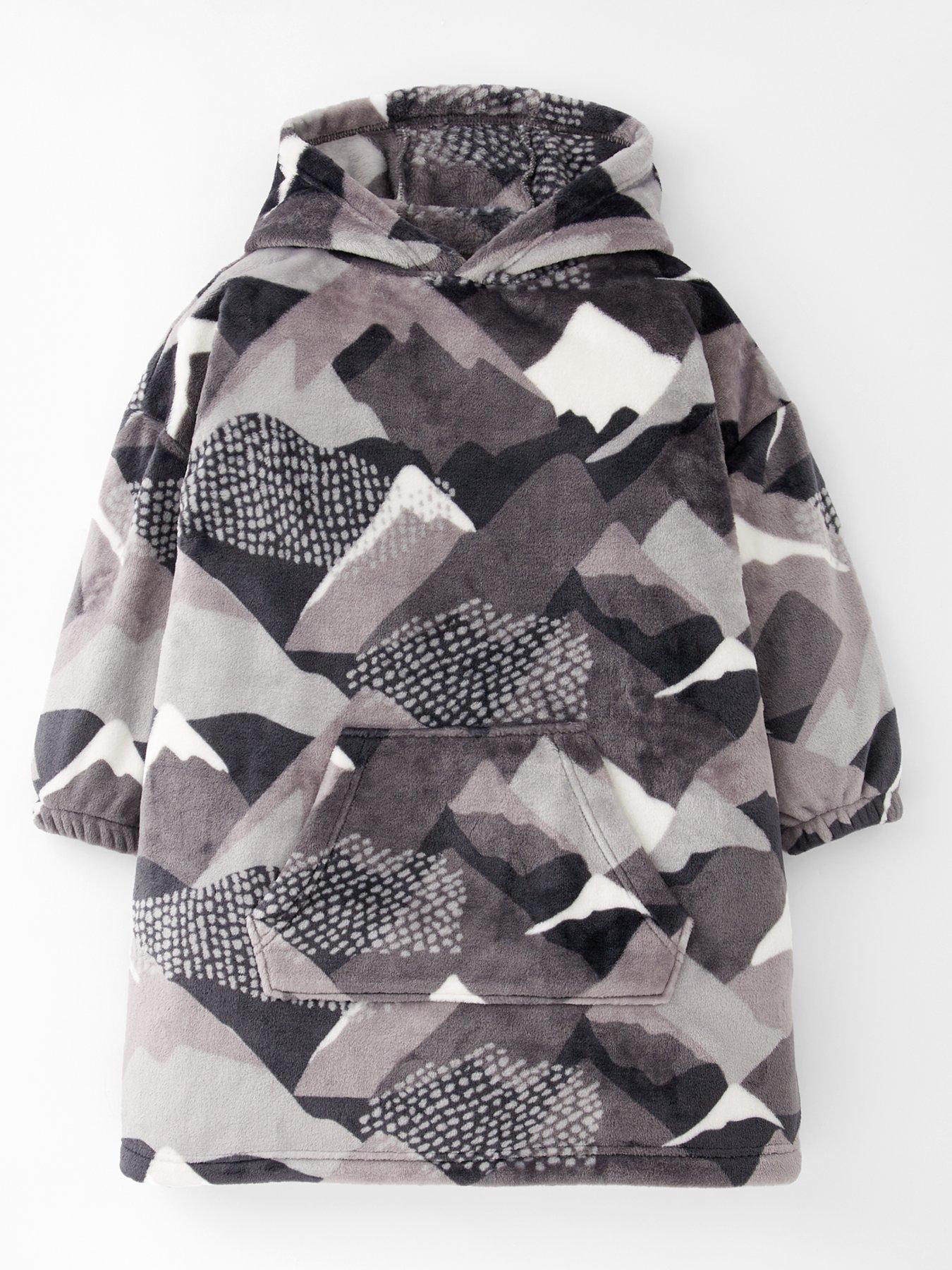 The Very Collection Boys Fleece Camo Hooded Blanket - Multi | Very