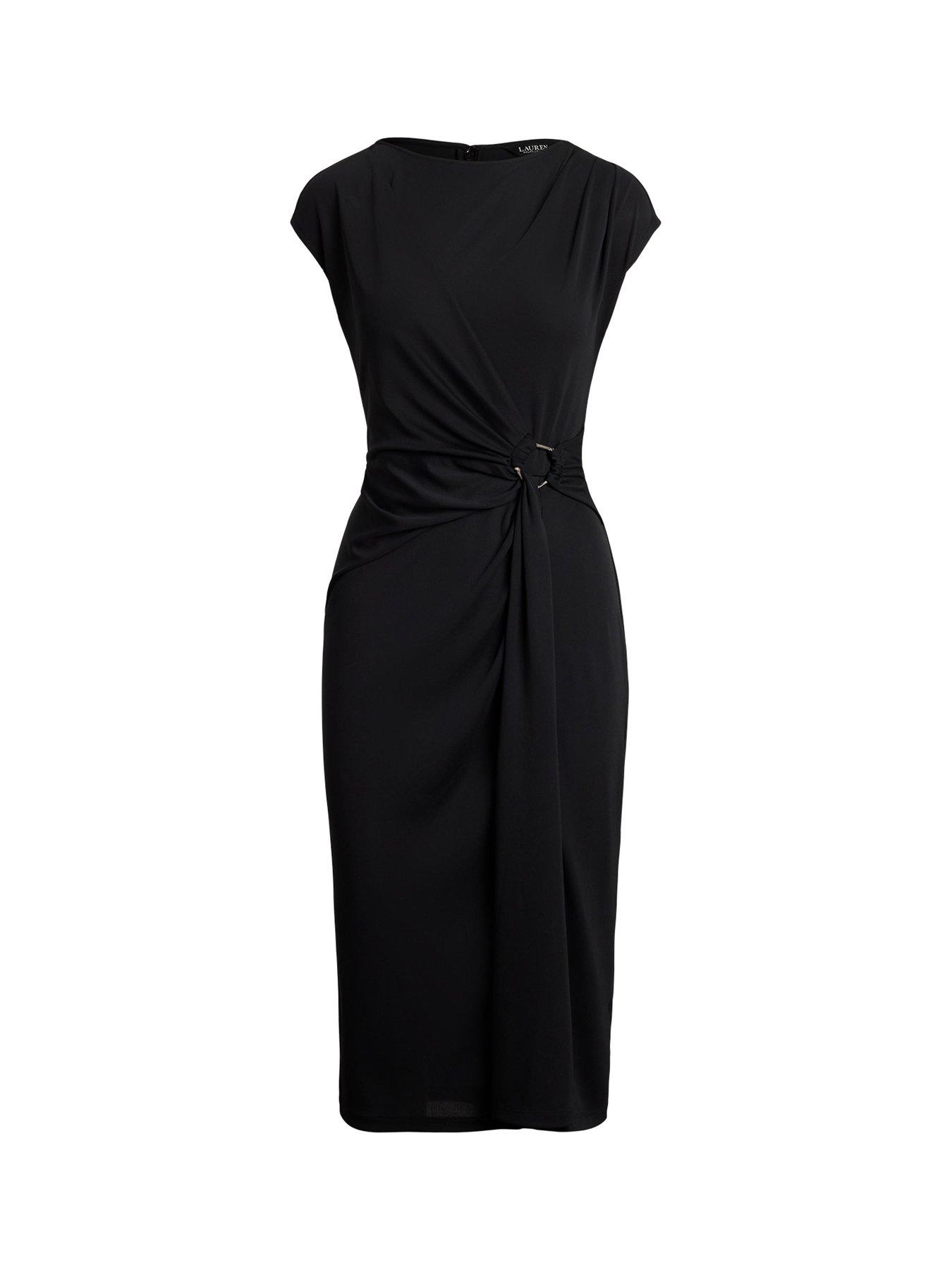 Lauren by Ralph Lauren Gervas Short Sleeve Dress - Black | Very