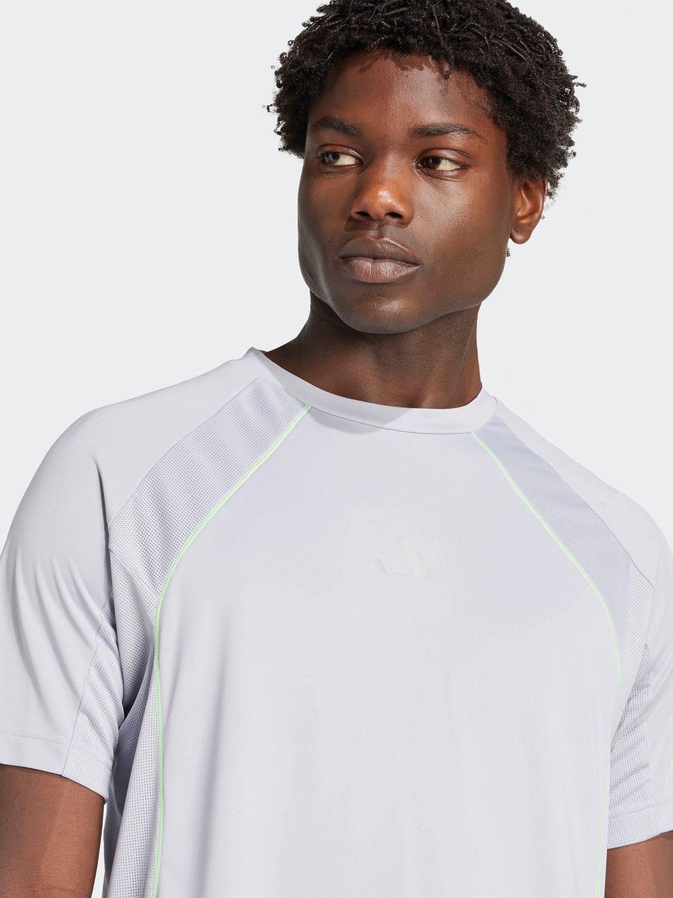 adidas Mens Training Tech T-Shirt - Grey | Very