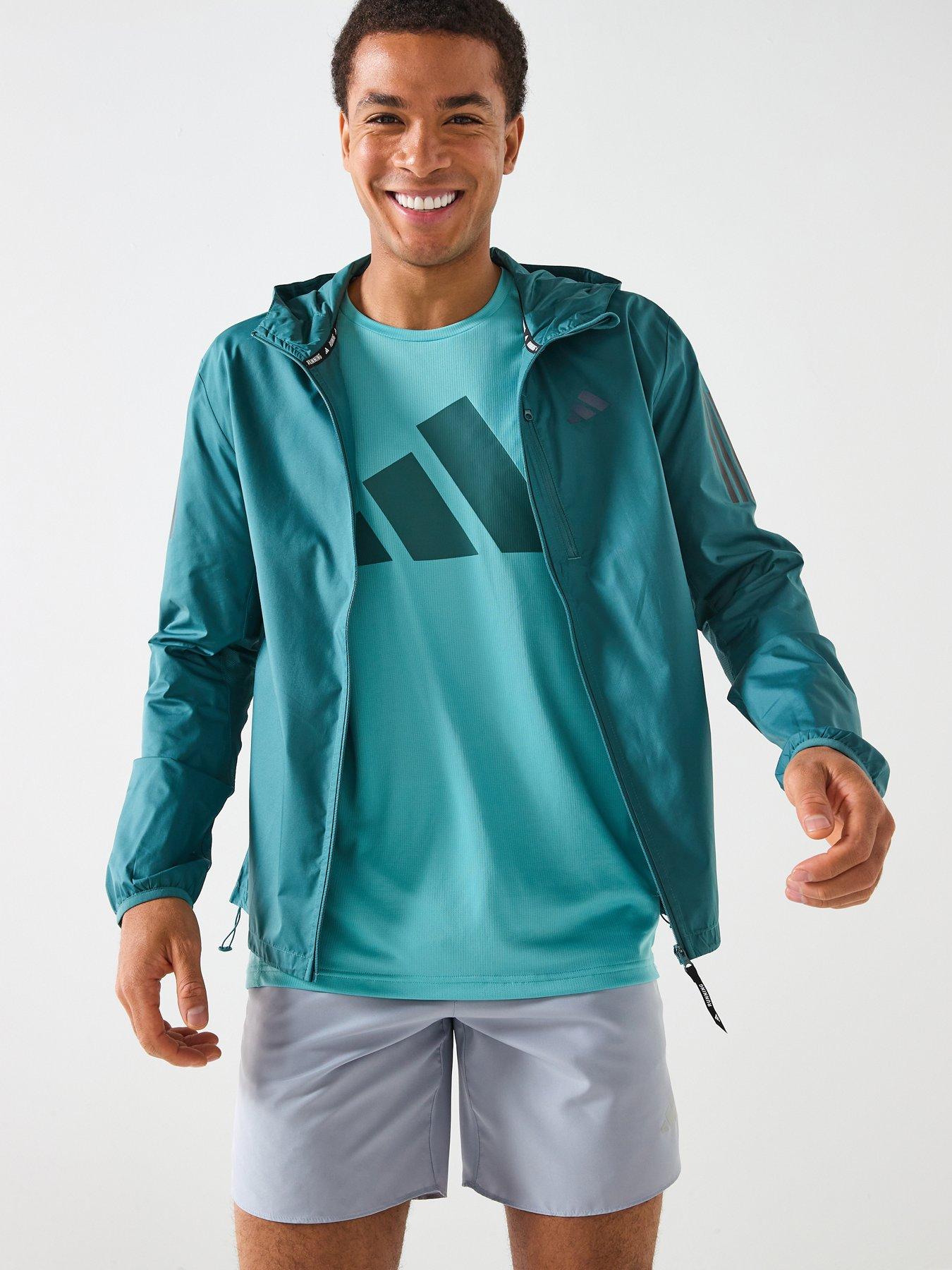 adidas Mens Running Own The Run Jacket - Green | Very