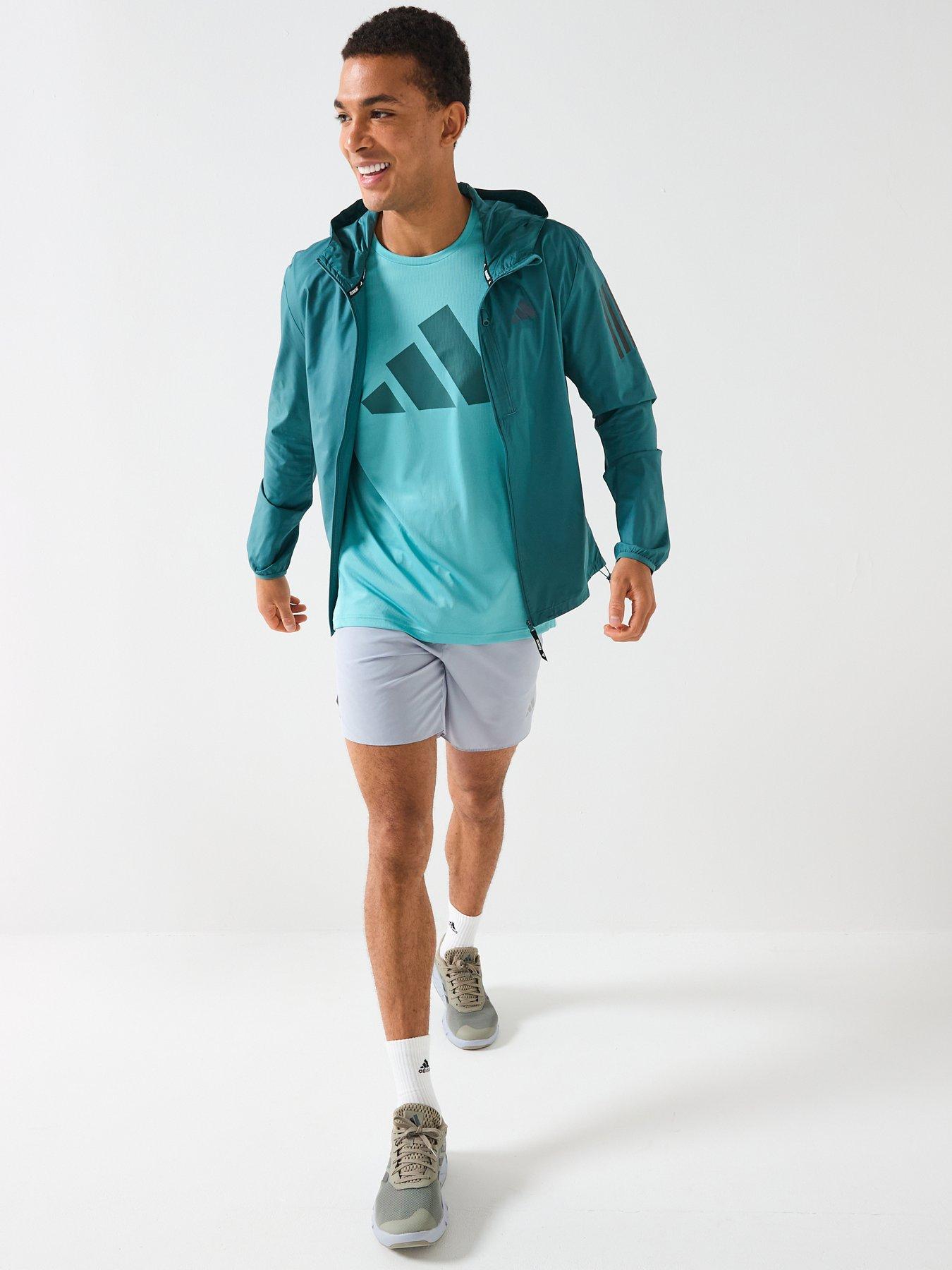 adidas Mens Running Run It 7Inch Shorts - Silver | Very
