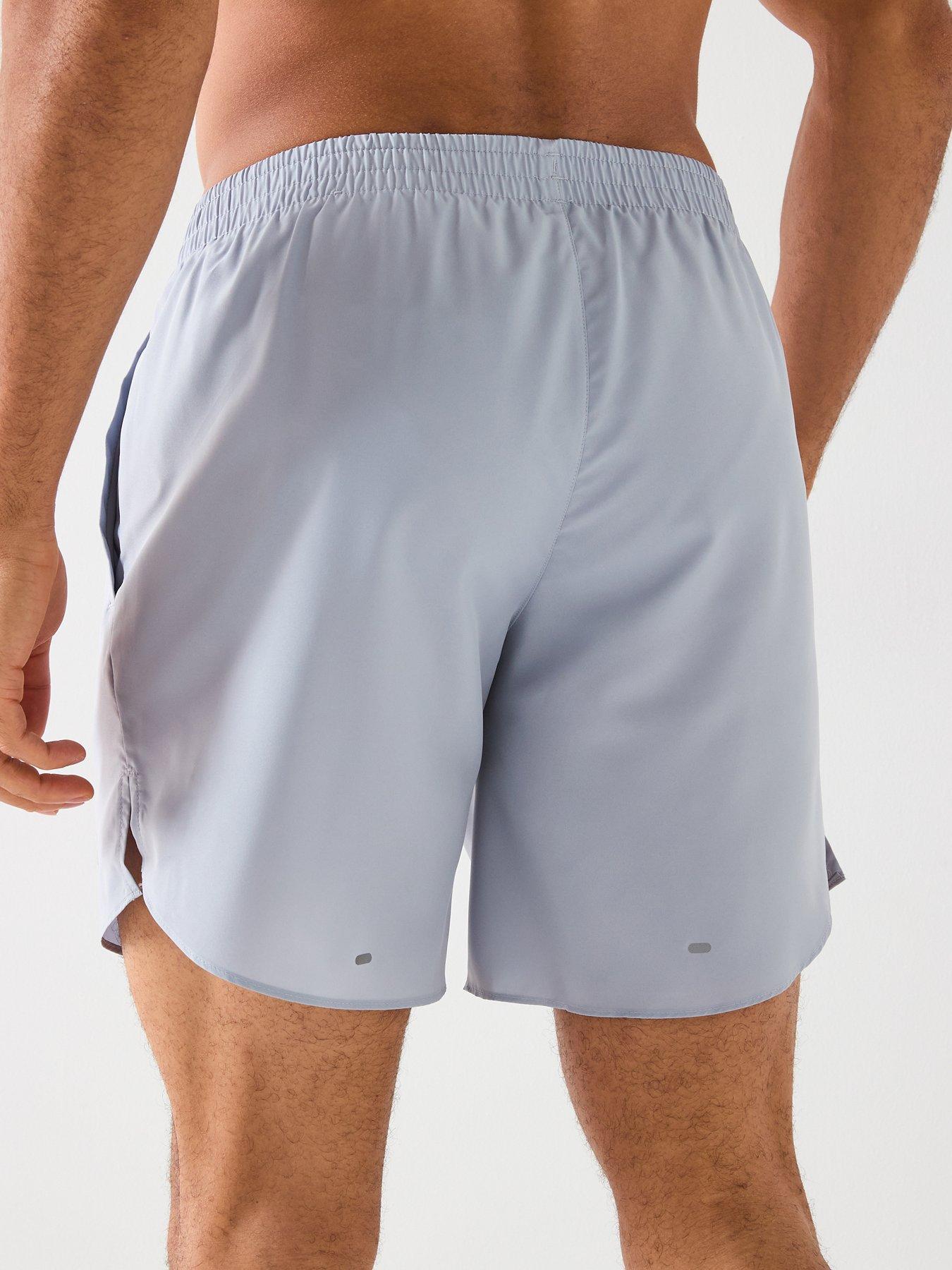 adidas Mens Running Run It 7Inch Shorts - Silver | Very