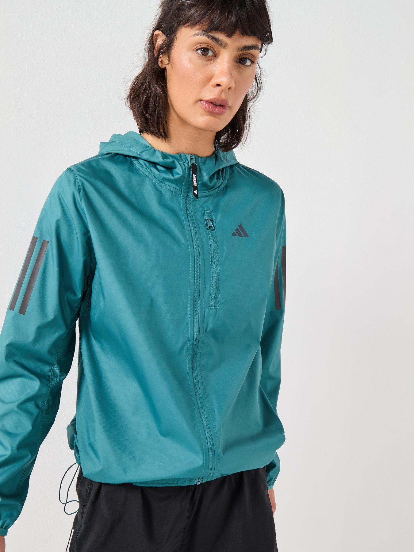 adidas Womens Running Own The Run Jacket - Green | Very