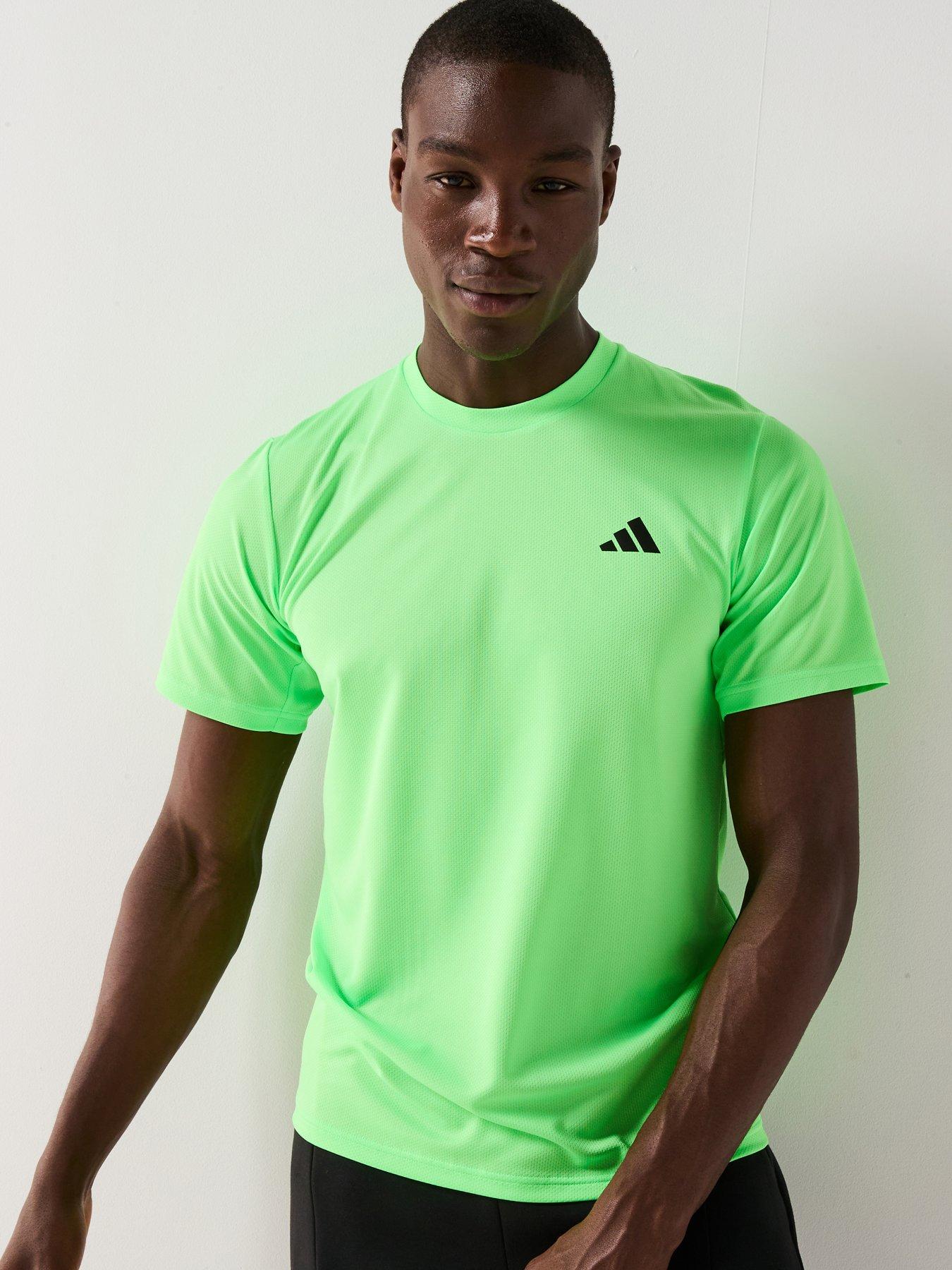 adidas Mens Training Essentials Base T-Shirt - Green | Very