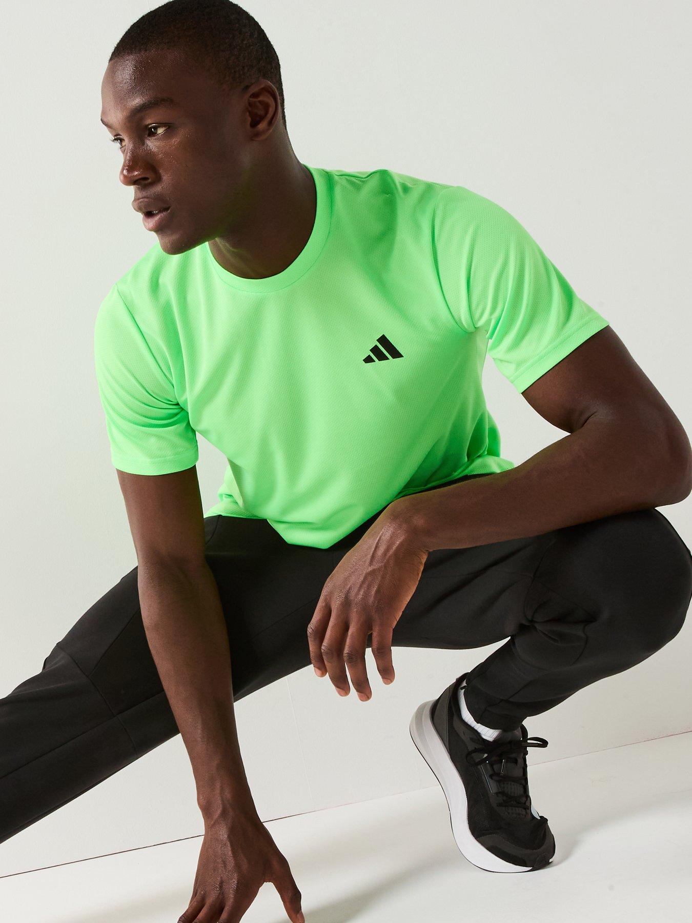 adidas Mens Training Essentials Base T-Shirt - Green | Very