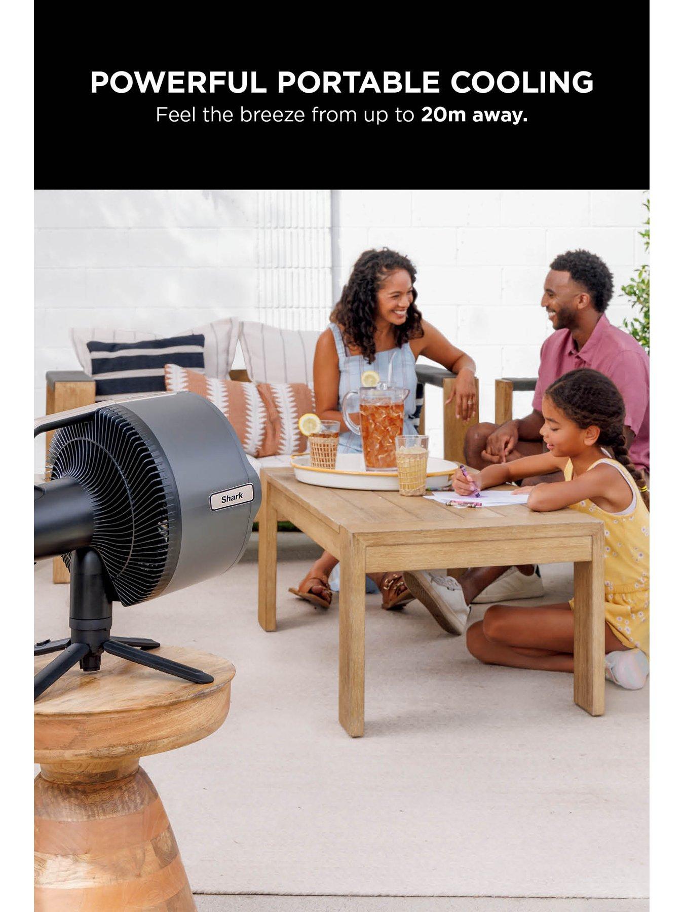 Shark FlexBreeze Pro Mist Indoor & Outdoor Fan & Outdoor Misting System ...