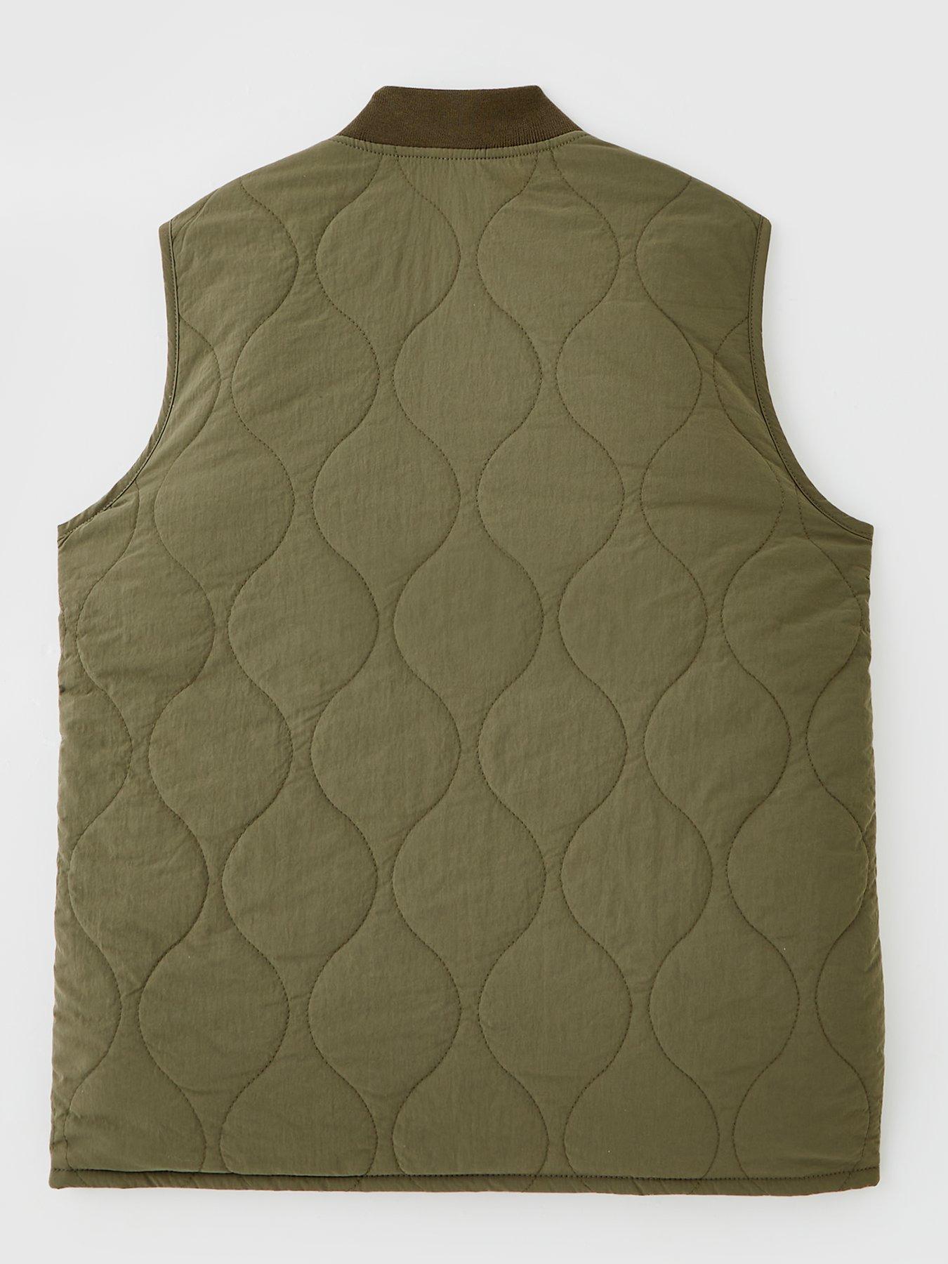 Jack & Jones Junior Boys Hero Liner Gilet - Dusty Olive | Very
