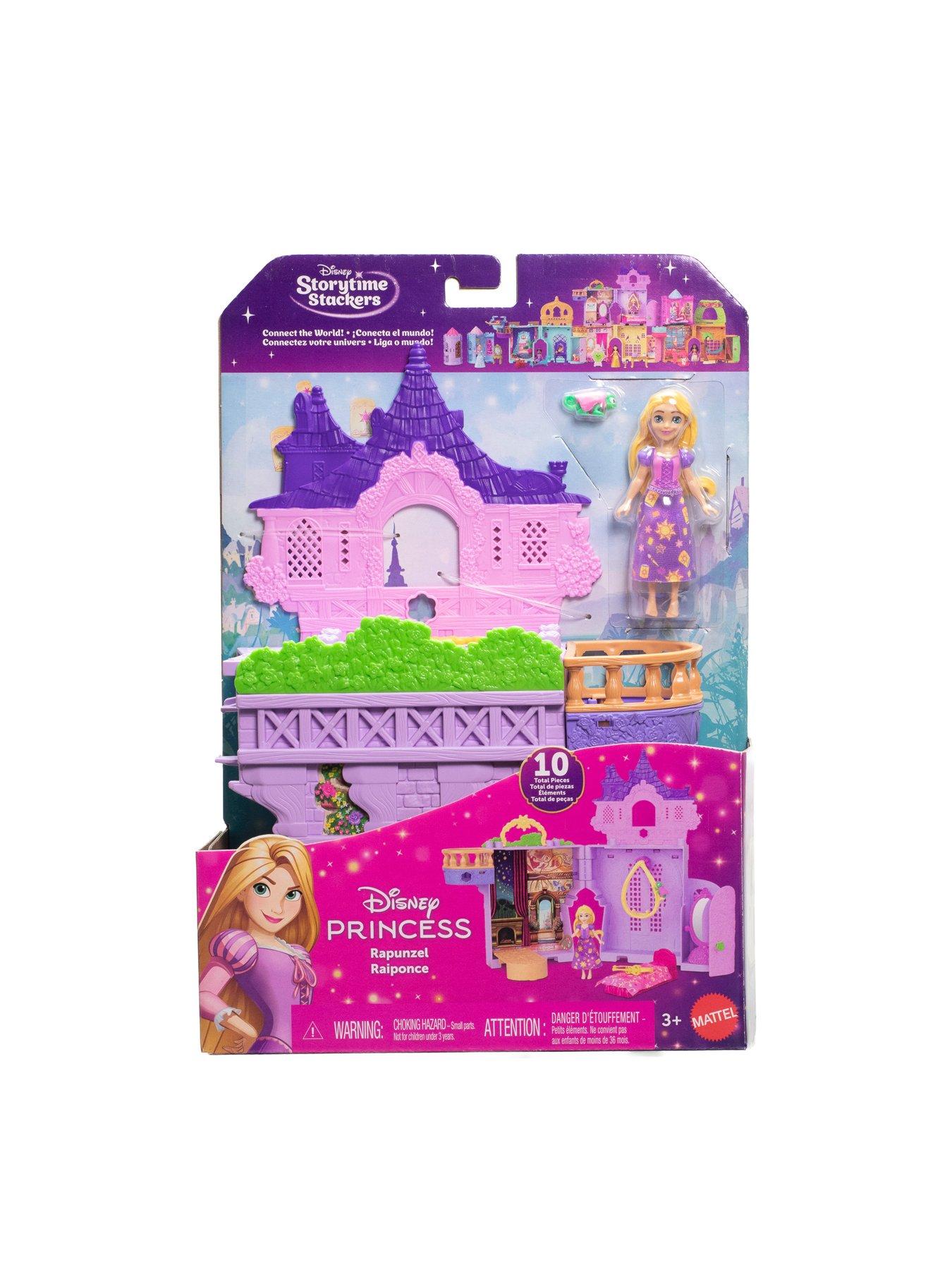 Disney Princess Rapunzel Storytime Stackers Doll House, Small Doll ...