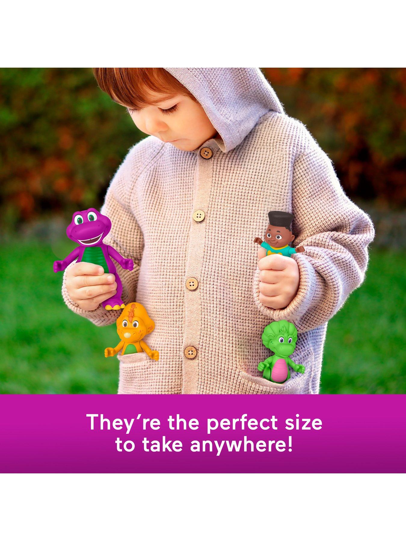 Barney Fisher-Price Barney's World Barney Hey Friends Pack with 4 ...