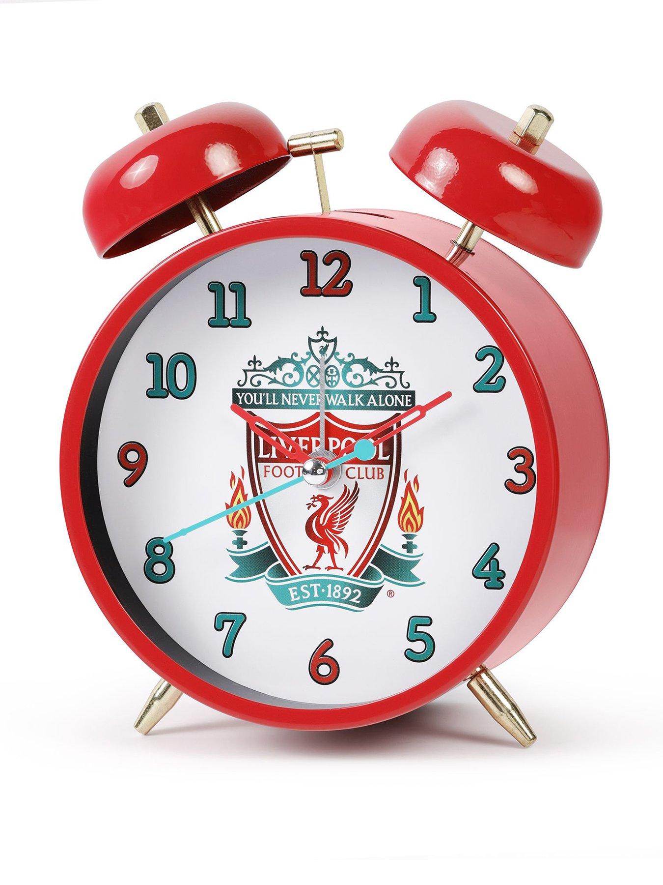 Liverpool FC Table-Top Twin Bell Liverpool FC Alarm Clock | Very