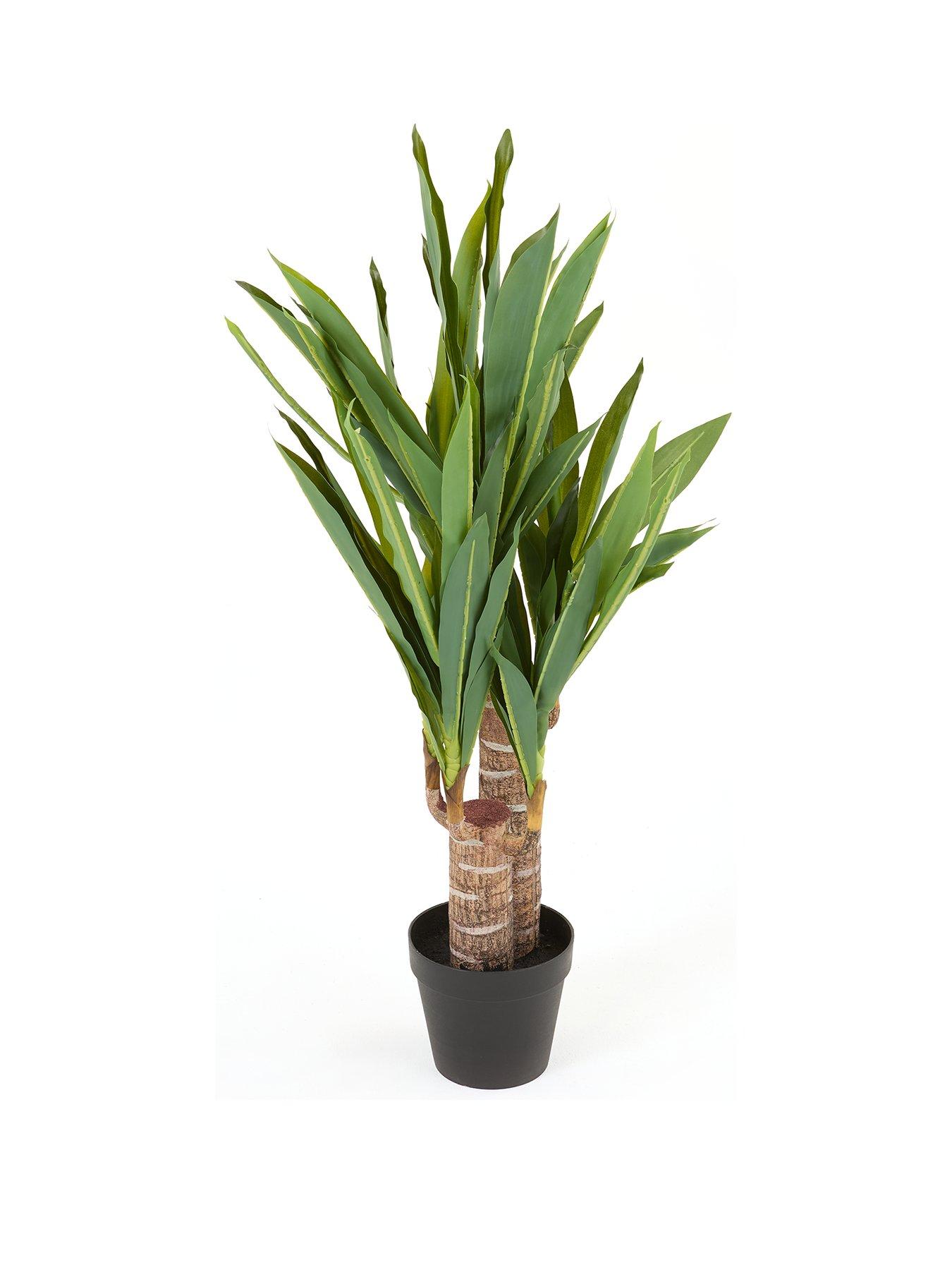 The Very Collection Faux Double Stem Yucca Plant in Plastic Pot | Very