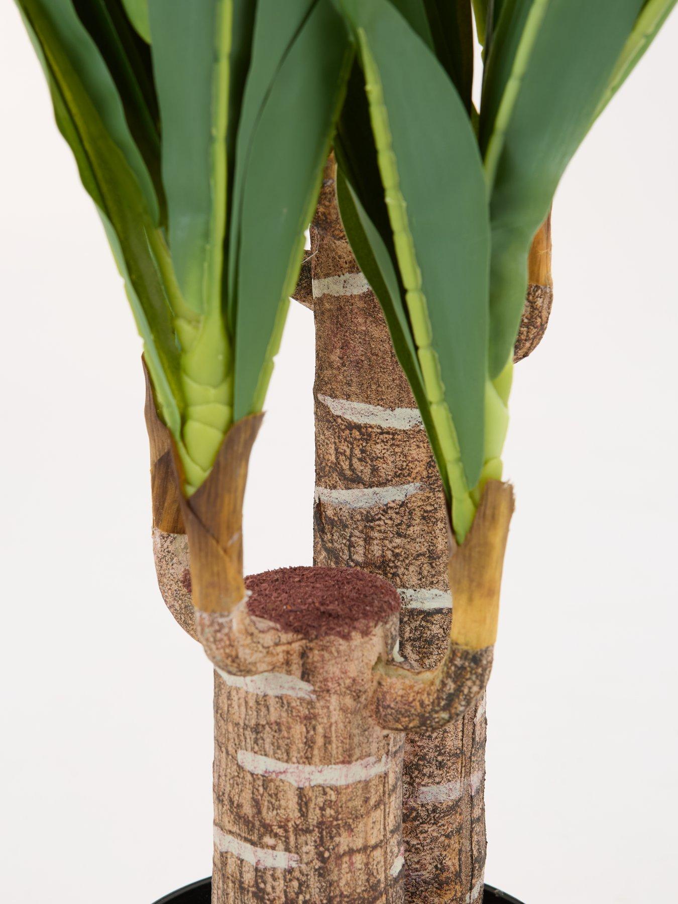 The Very Collection Faux Double Stem Yucca Plant in Plastic Pot | Very