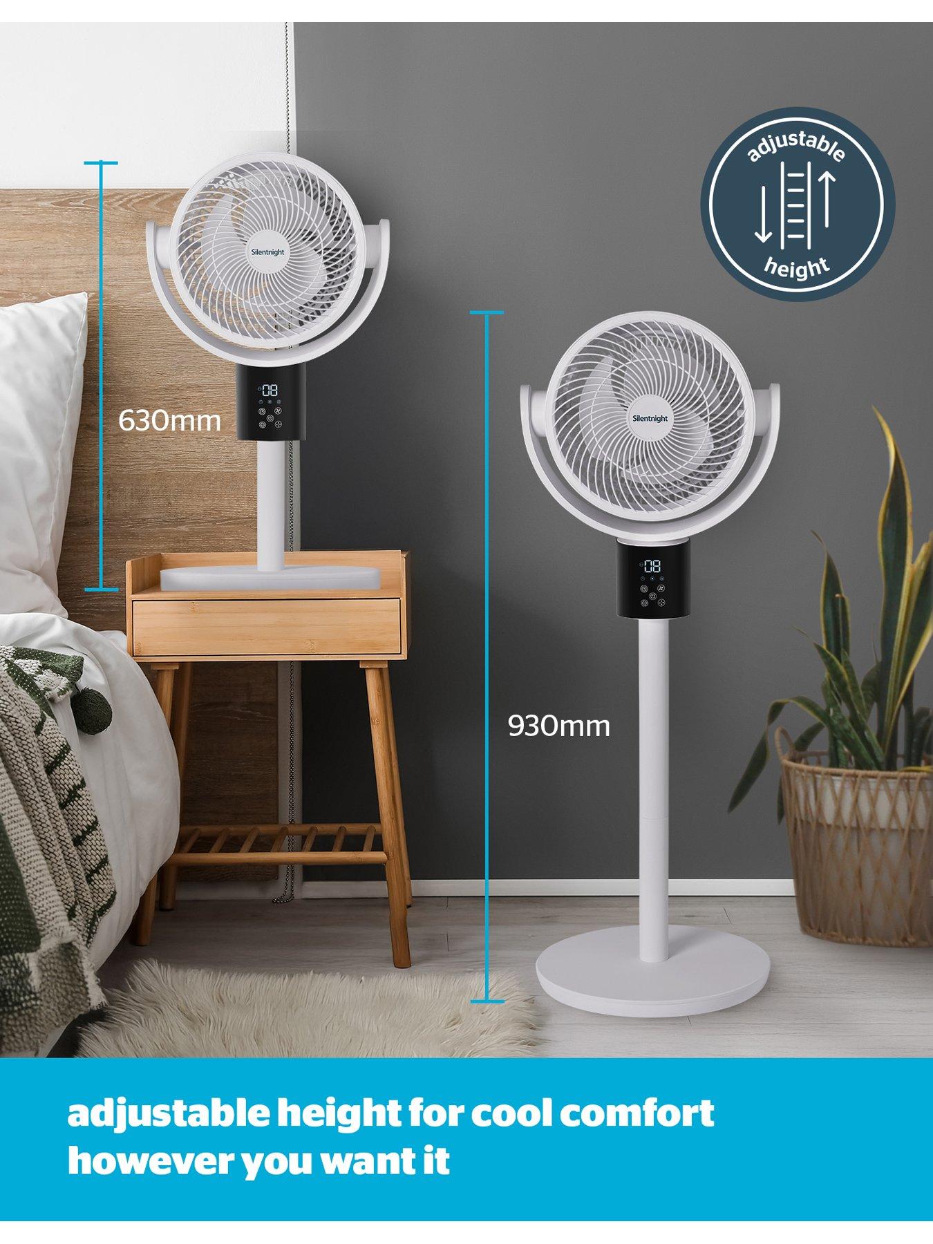 Silentnight Home Electricals Airmax Pro 360 Oscillating Stand Fan | Very