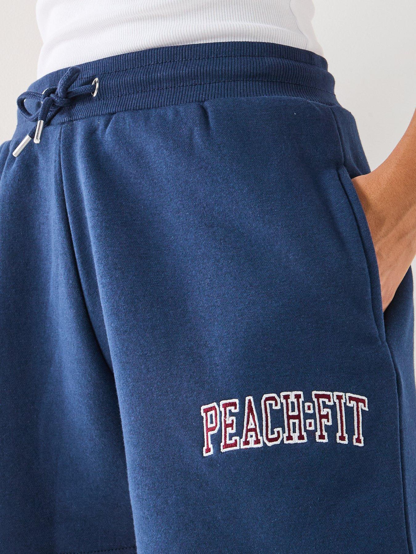 Peach Fit Womens Retro Shorts - Navy | Very
