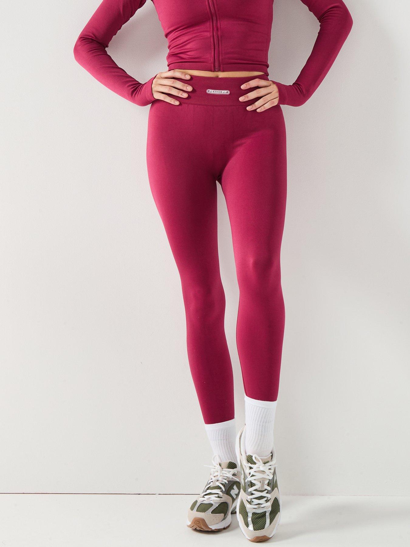 Peach Fit Womens Nina Legging - Dark Red | Very