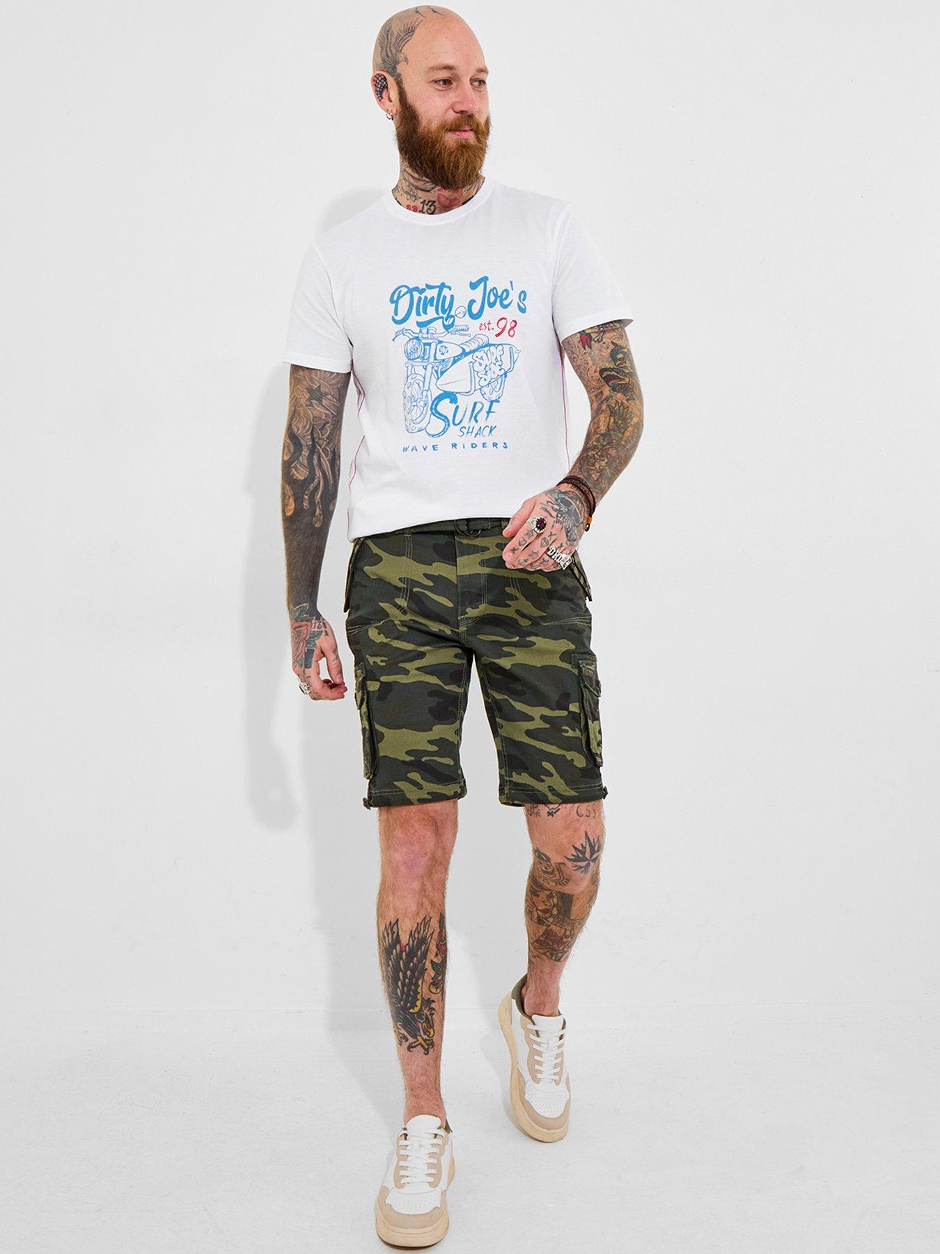 Joe Browns Hit The Action Cargo Shorts - Dark Green | Very