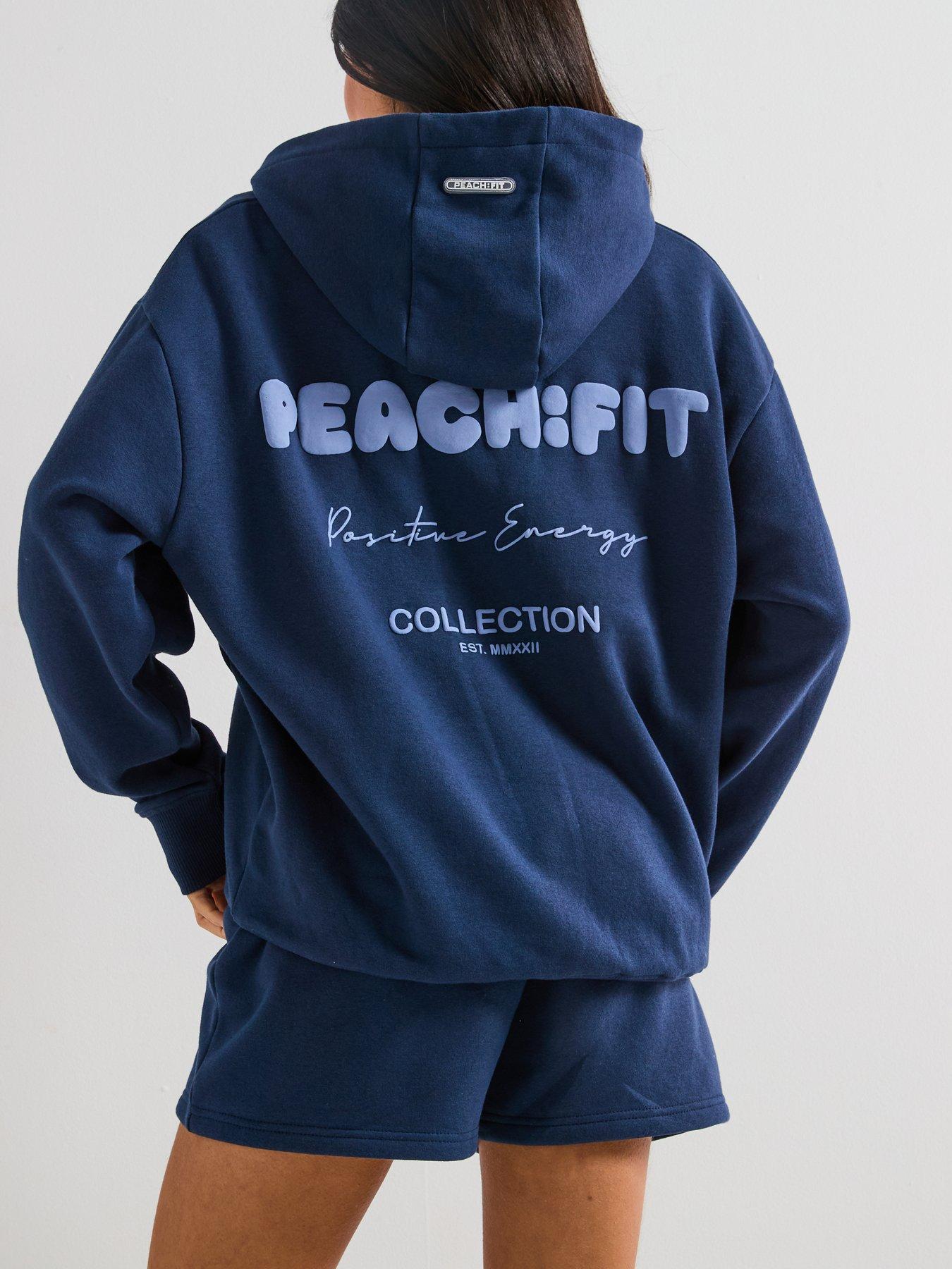Peach Fit Womens Cozy Season Hoodie - Navy | Very