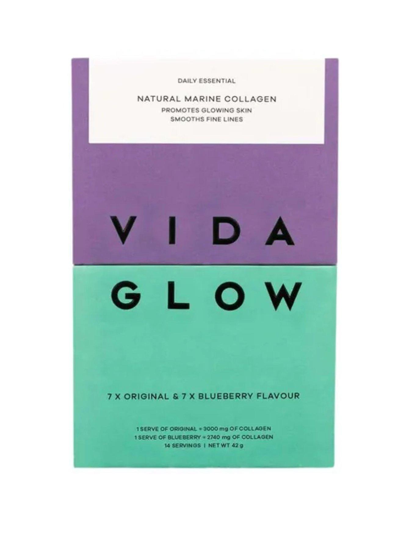 Vida Glow Mixed Natural Marine Collagen Trial Pack - 14 serves | Very