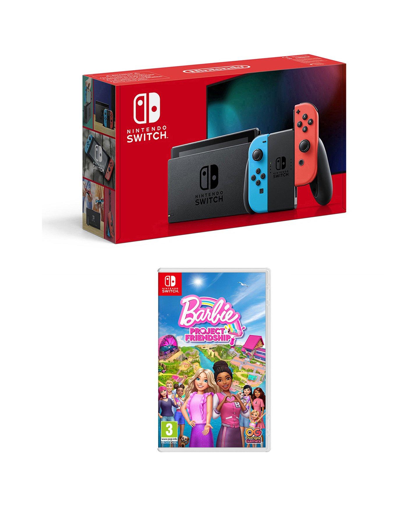 Nintendo Switch Neon Console 1.1 & Barbie Project Friendship | Very