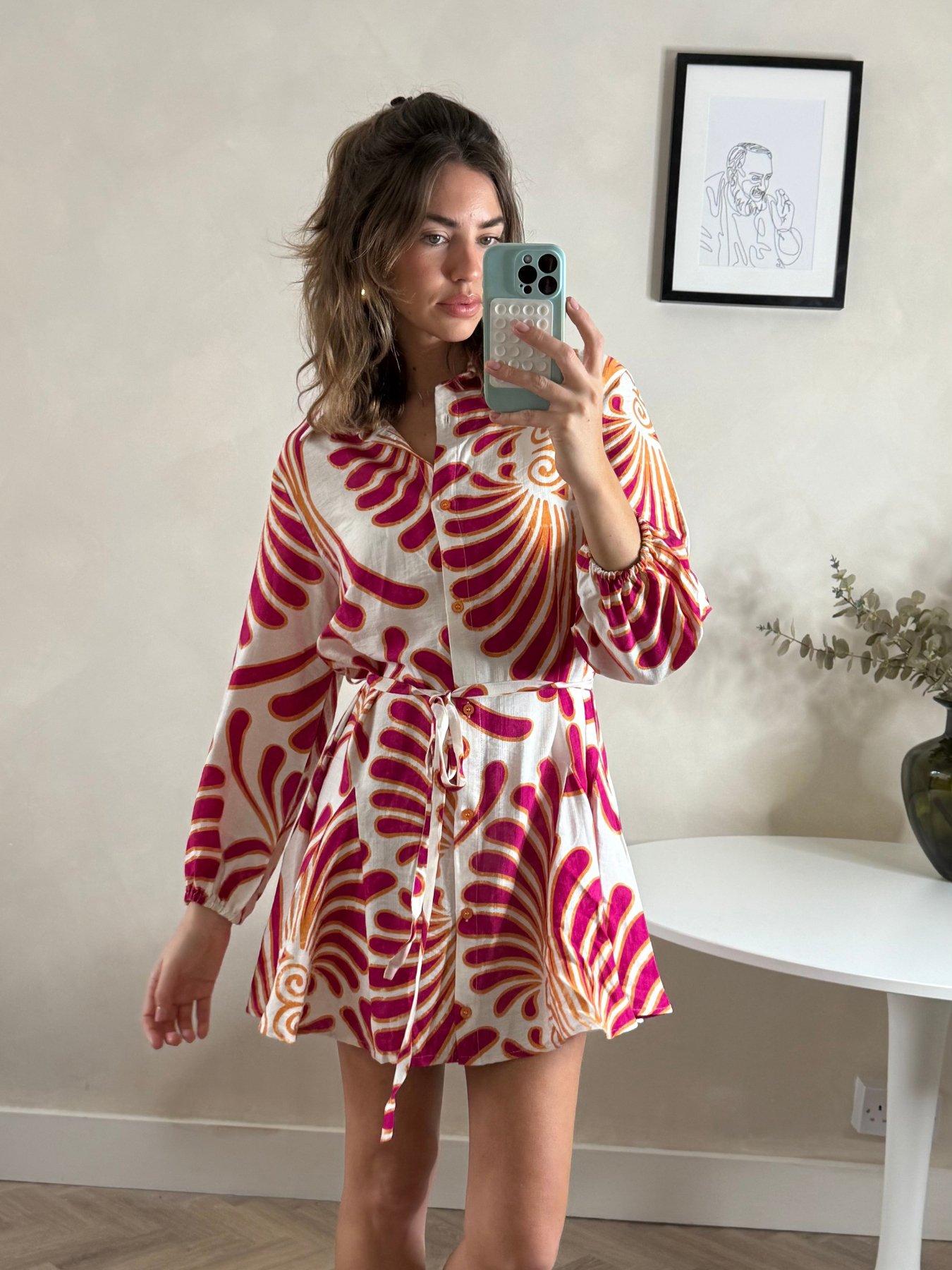 Style Cheat Jasmine Cut Out One Shoulder Dress - Pink | Very
