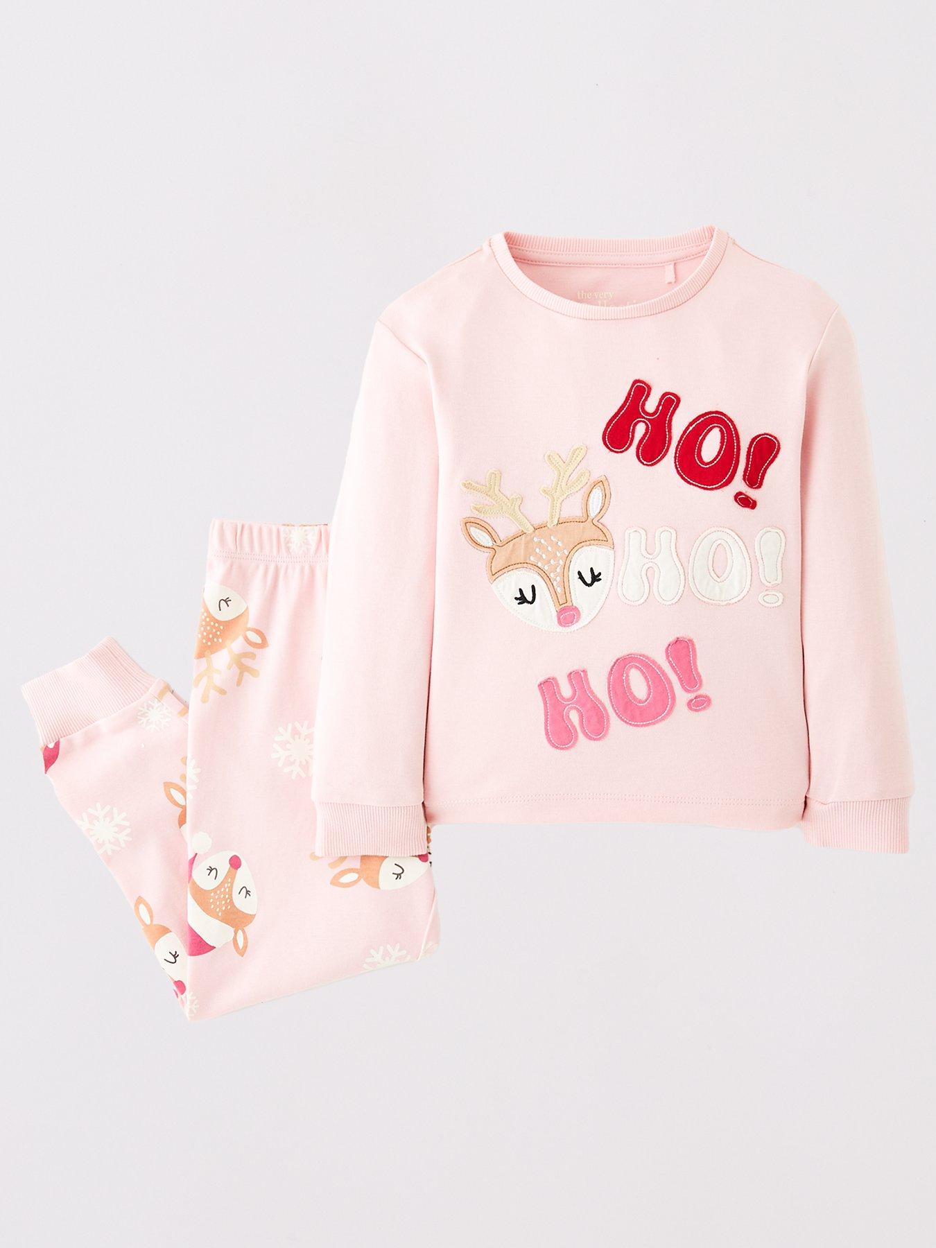 The Very Collection Girls Novelty 2 Pack Christmas Pyjamas - Multi | Very