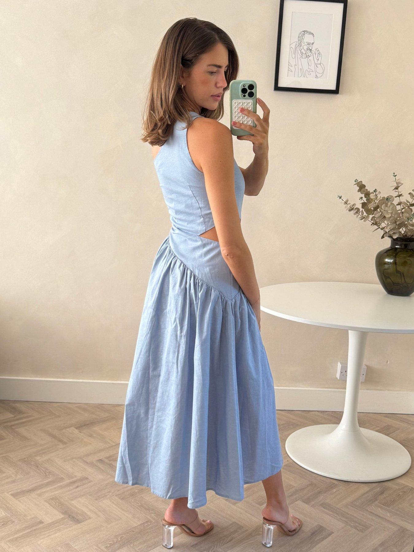 Style Cheat Jasmine Dress - Blue | Very