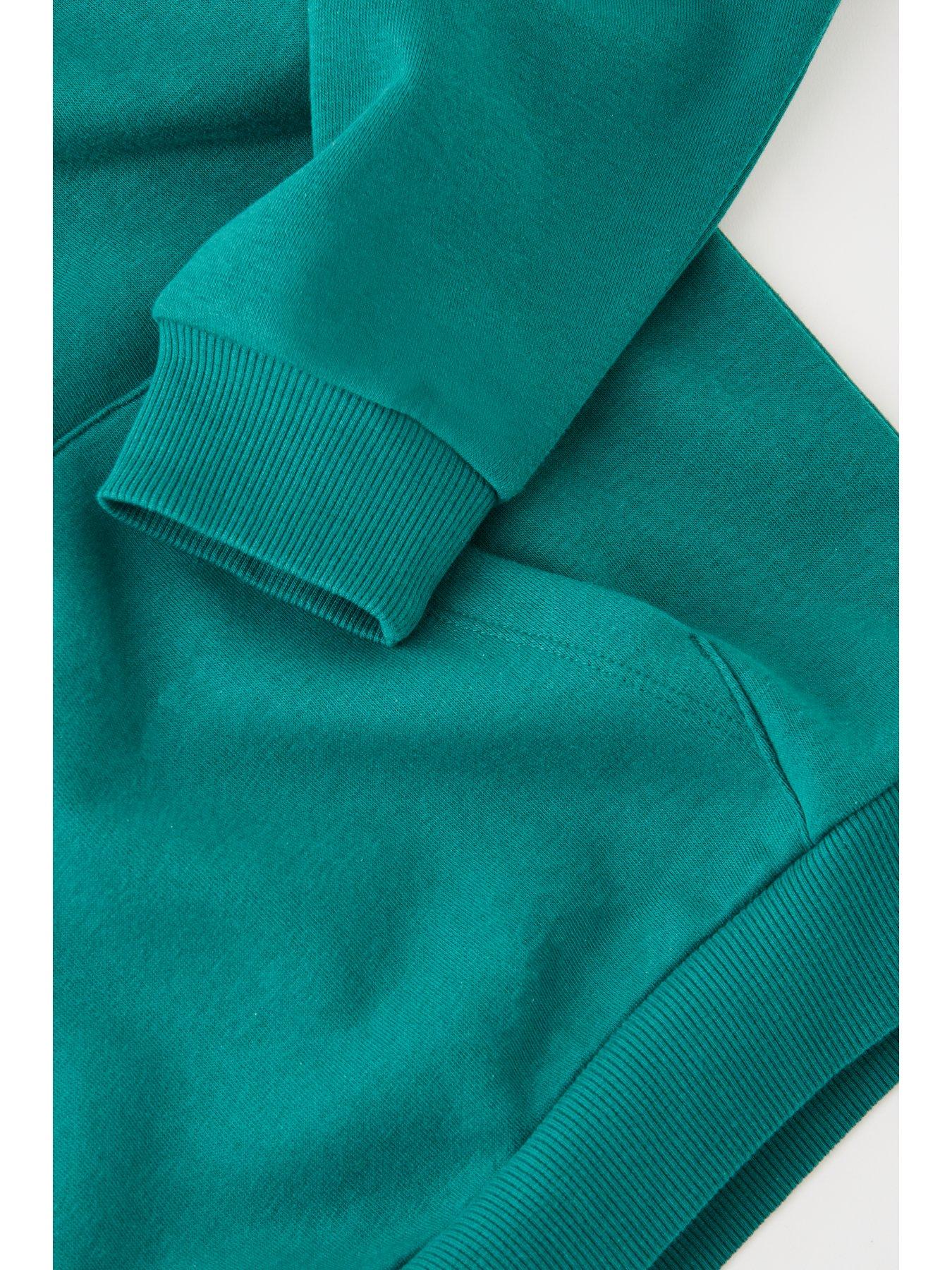 The Very Collection Boys Drop Shoulder Monte Carlo Hoodie - Green | Very