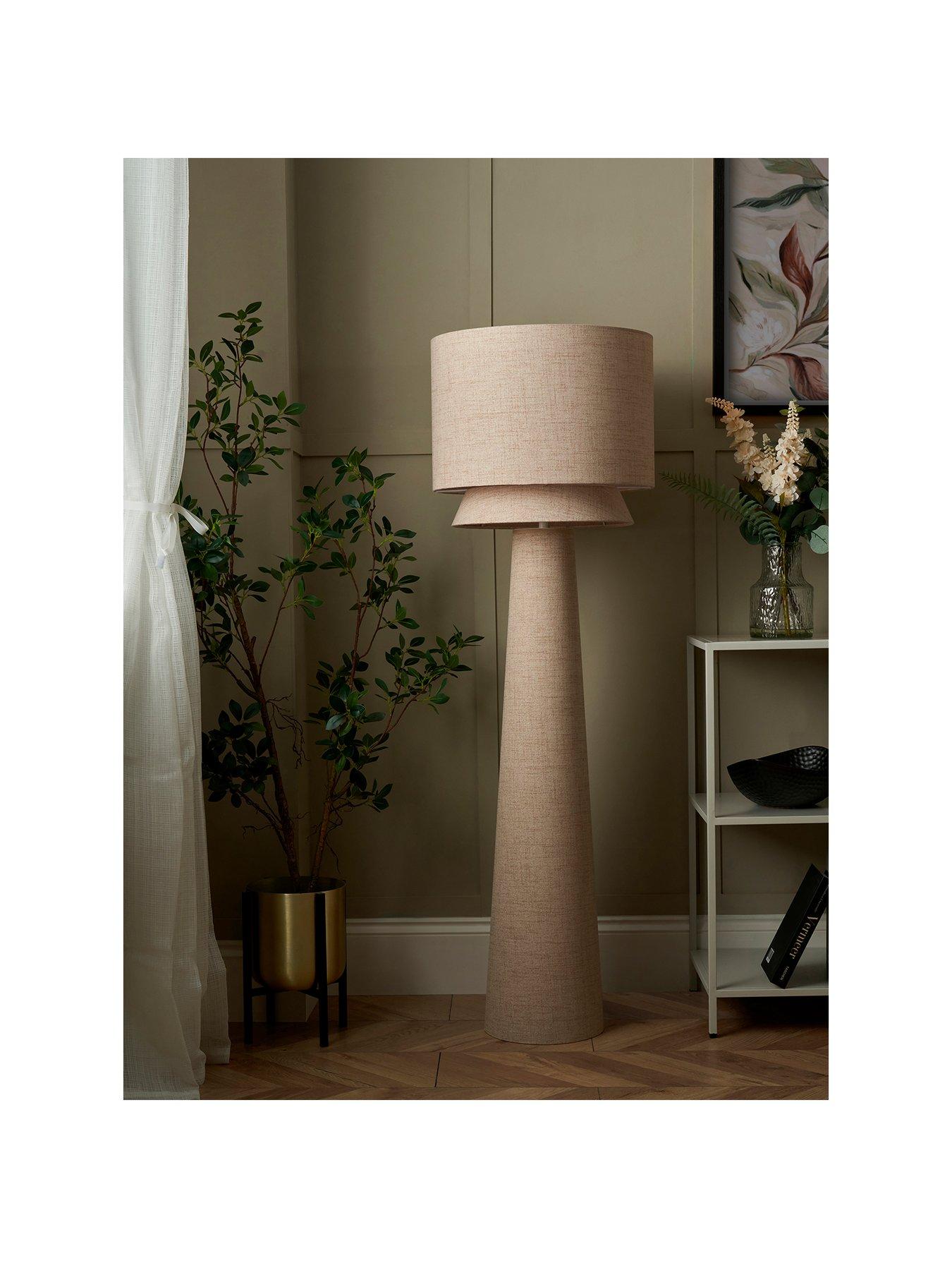 BHS Linen Floor Lamp | Very