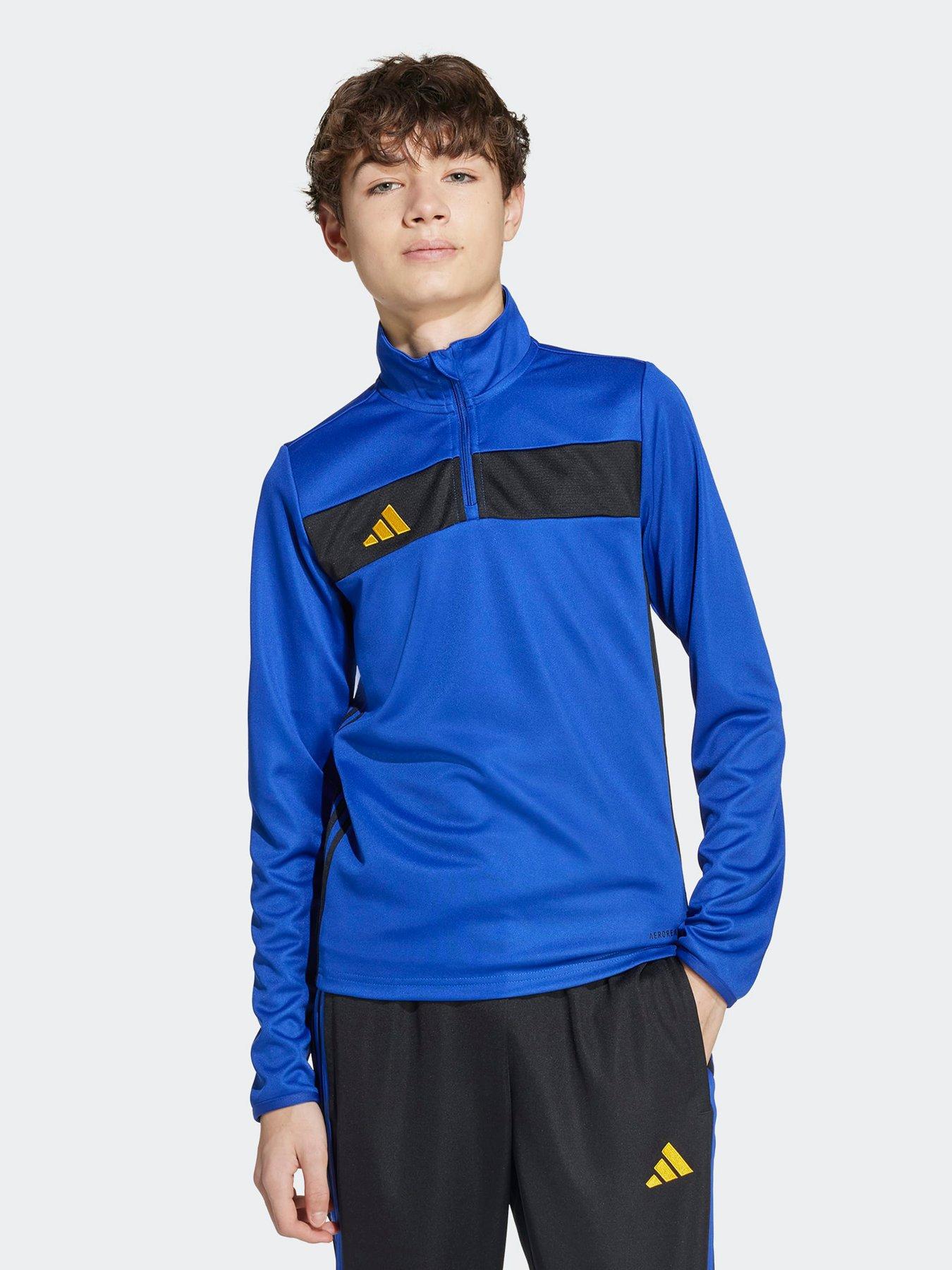 adidas Junior Tiro Essentials Training Top - Blue | Very