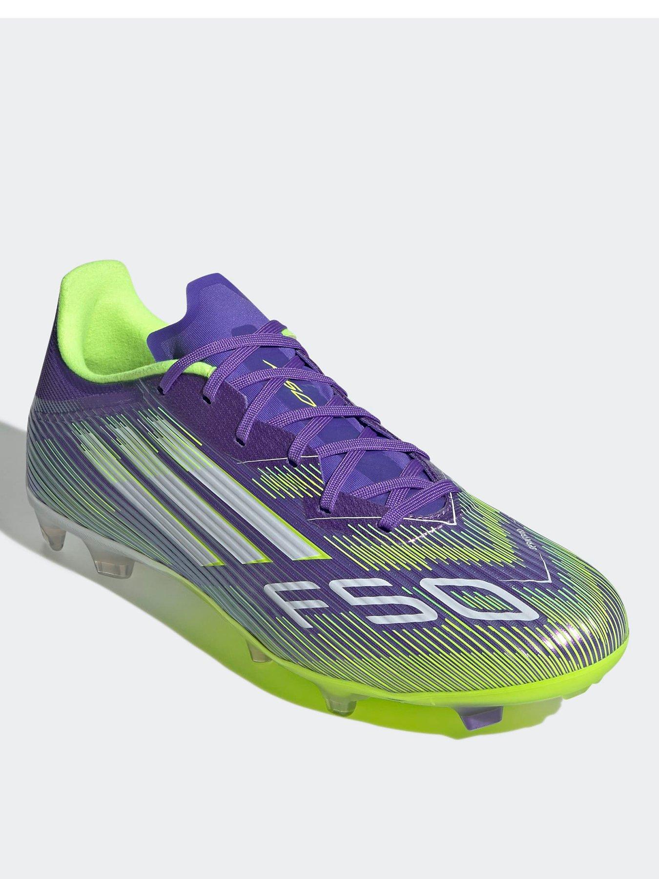 adidas Mens F50 League Firm Ground Football Boots - Purple | Very