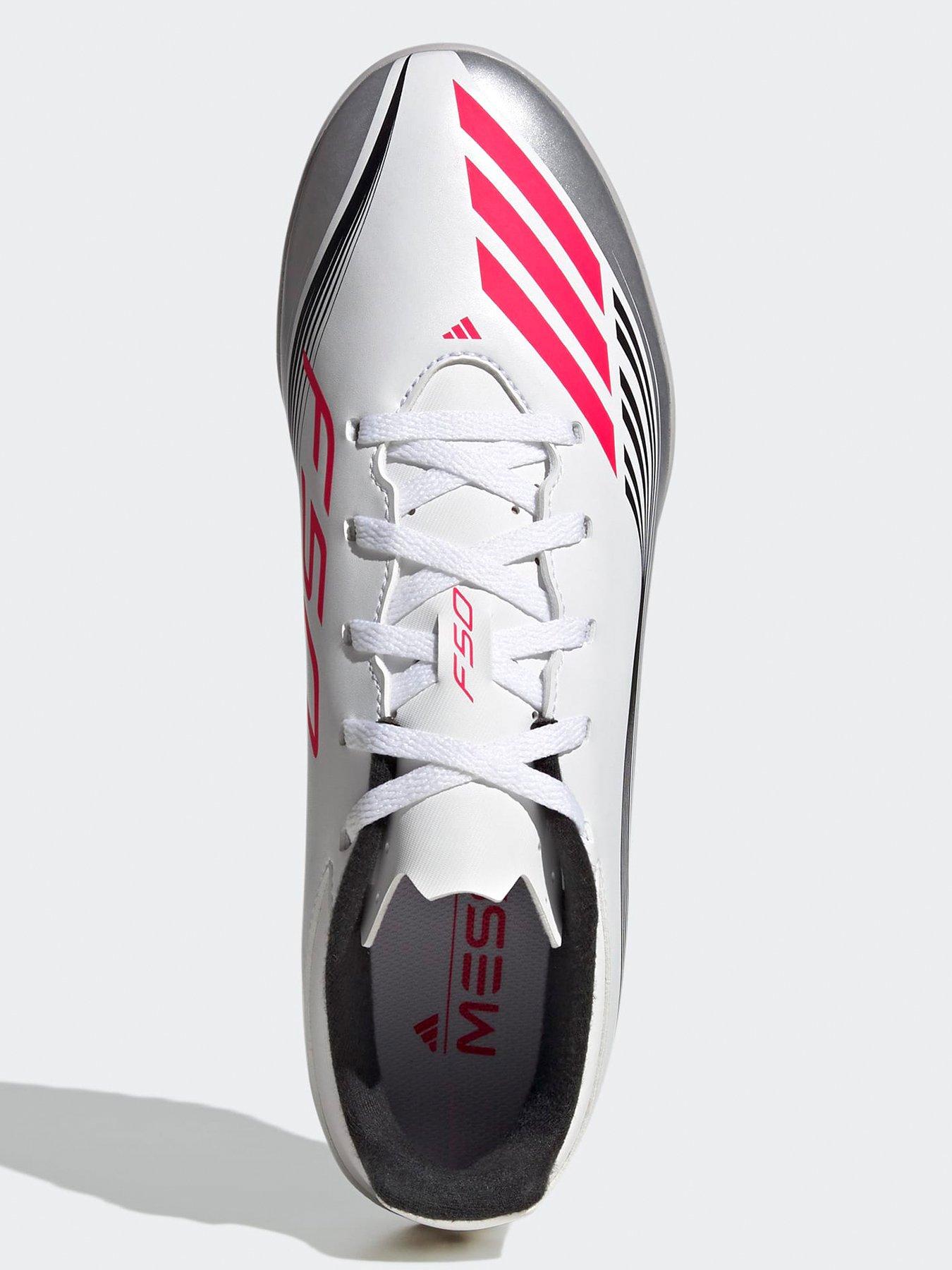 adidas Mens F50 Messi Club Astro Turf Football Boots - White | Very