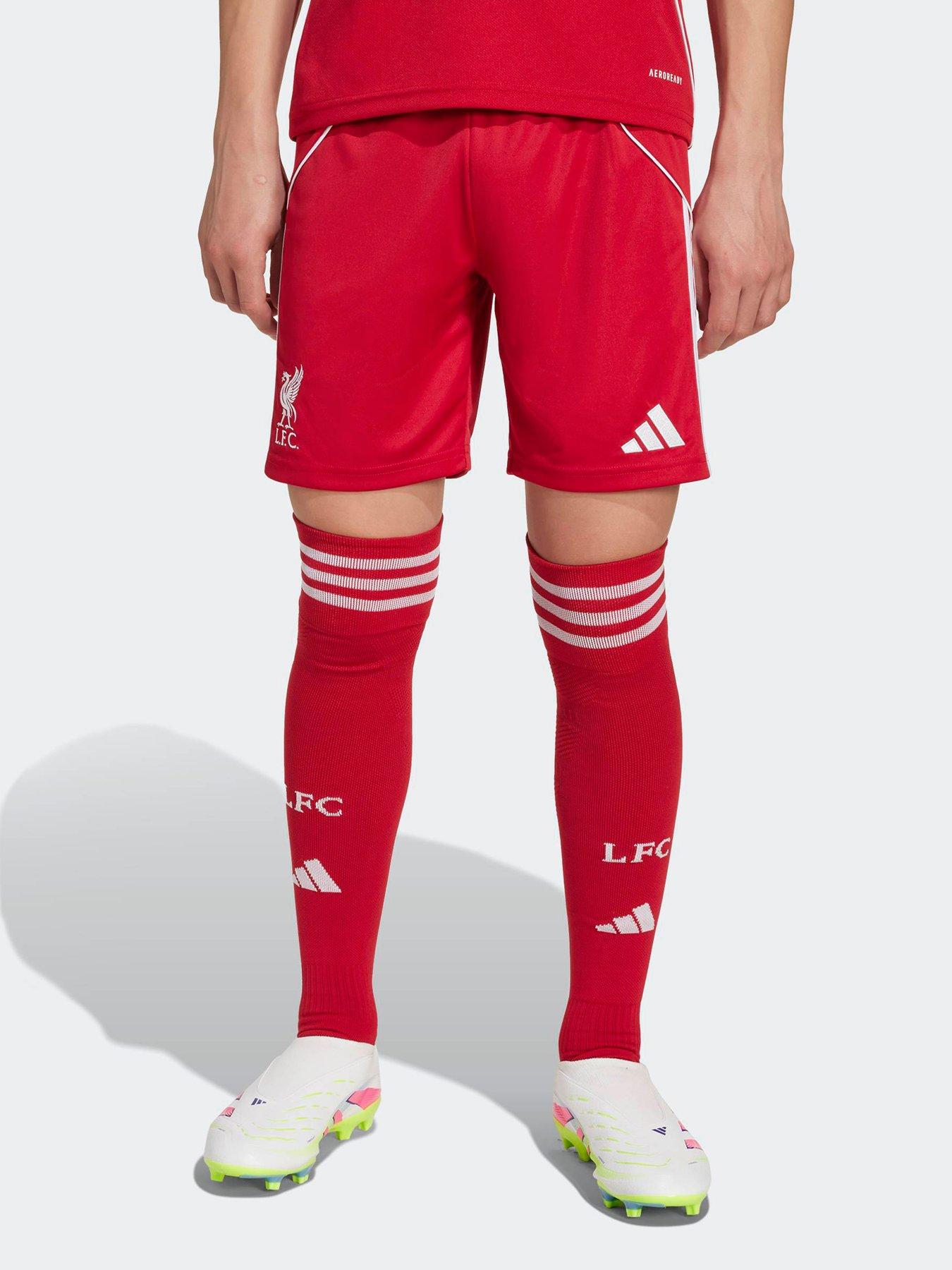 adidas Liverpool Junior 25/26 Home Stadium Replica Shorts - Red | Very