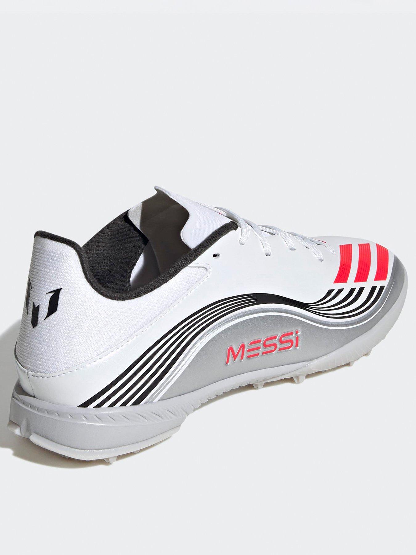 adidas Mens F50 Messi League Astro Turf Football Boots - White | Very