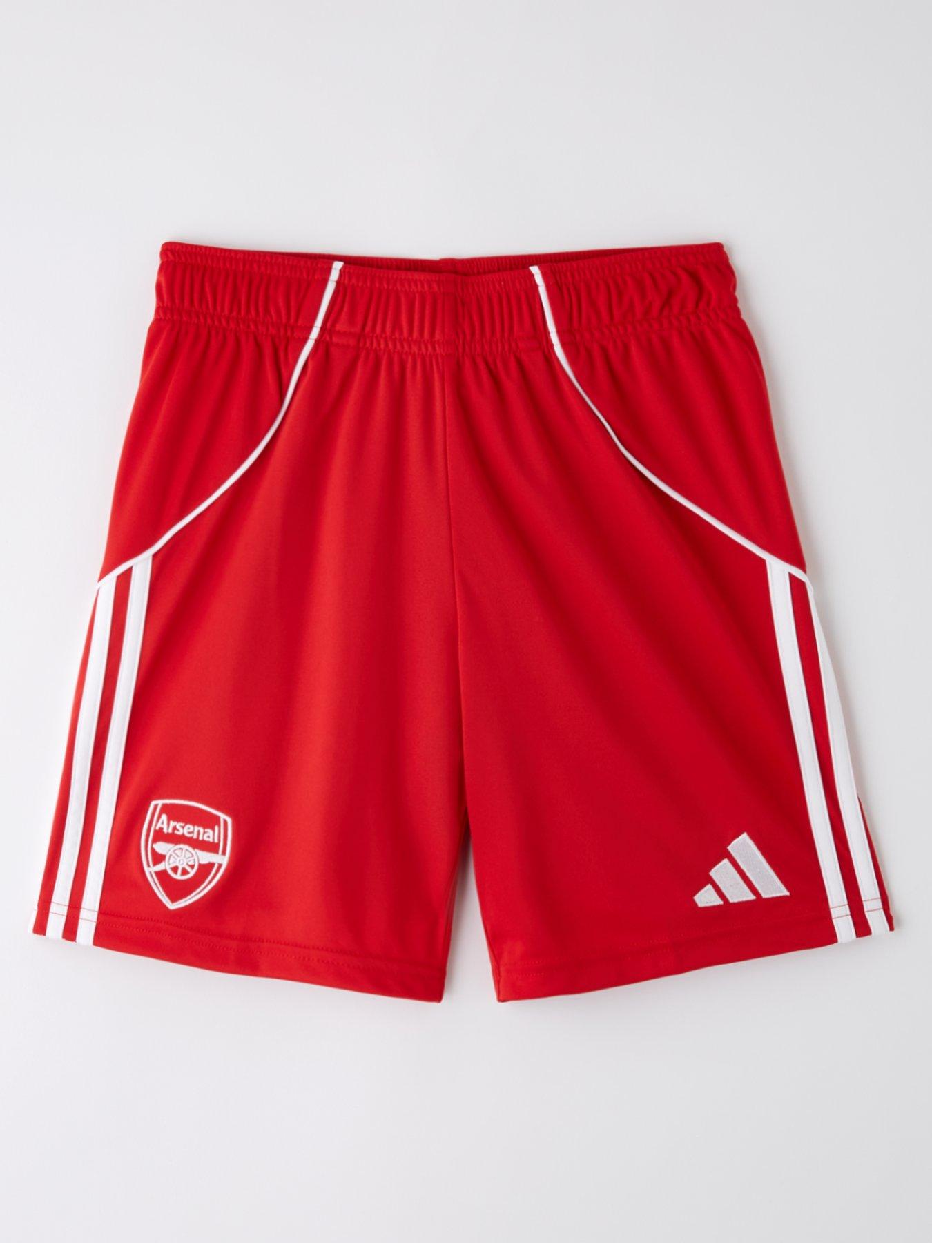 adidas Arsenal Junior 25/26 Home Alternate Stadium Shorts - Red | Very