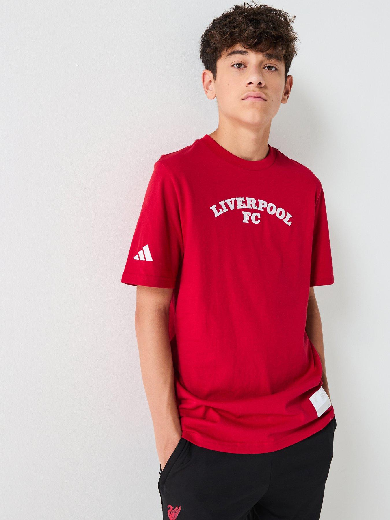 adidas Junior Liverpool USA Tee -Red | Very