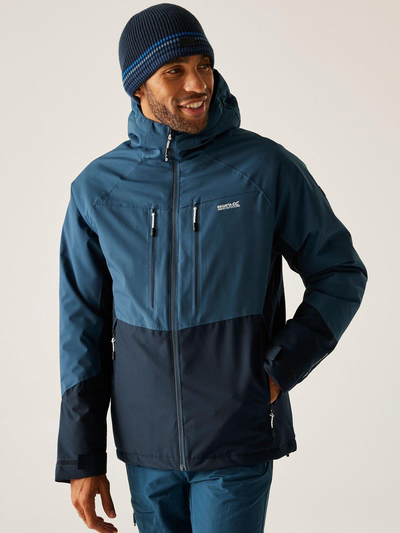 Regatta Mens Highton Stretch Padded Waterproof Insulated Jacket - Blue ...
