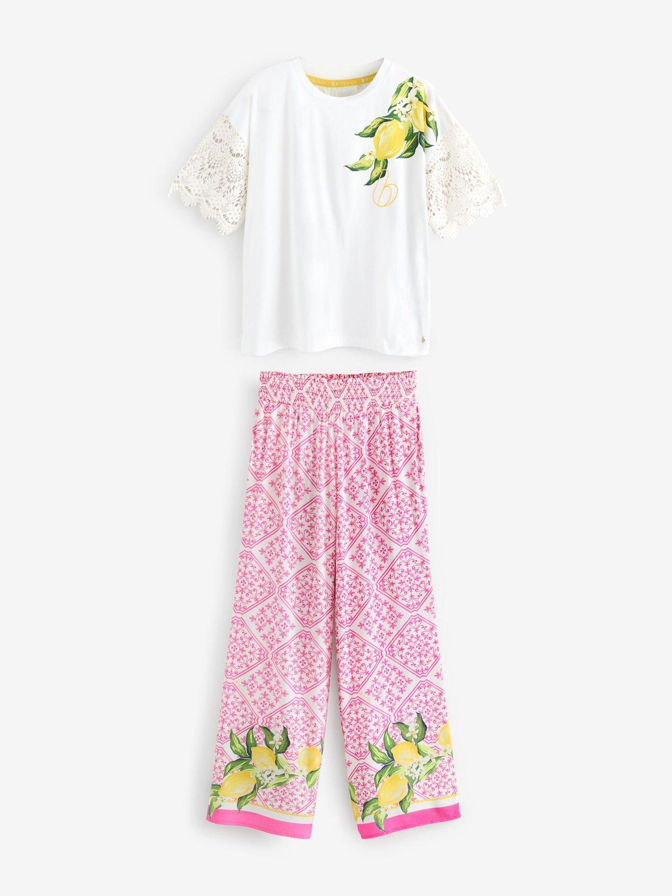 B By Ted Baker Ted Baker June Pink Lem Tee Pyjama - Pink | Very
