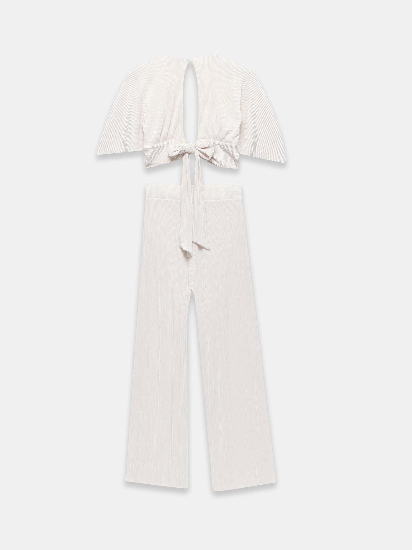 Mint Velvet Beach Plisse Set - Cream | Very