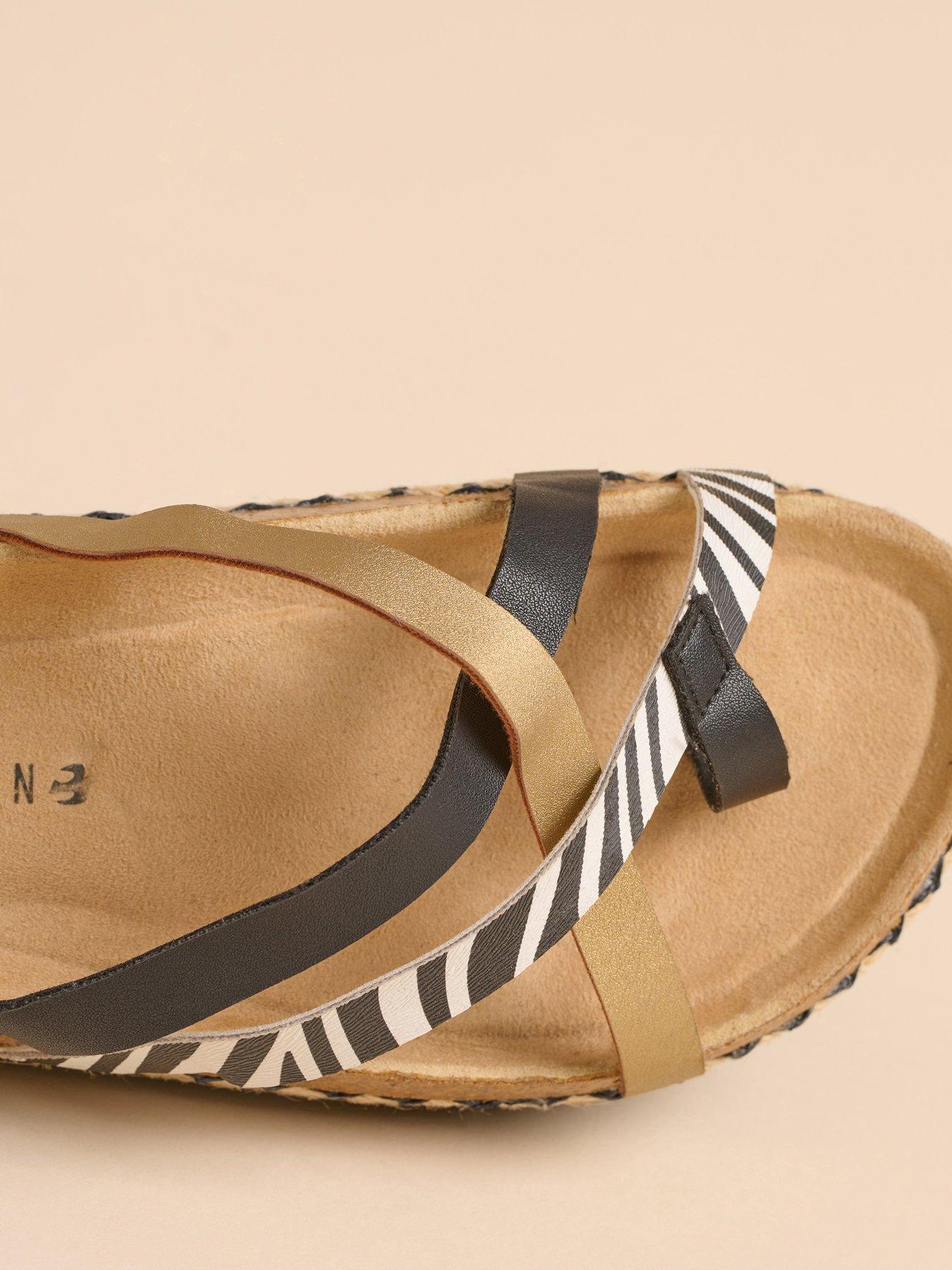 Brakeburn Zebra Multi Strap Sandals | Very