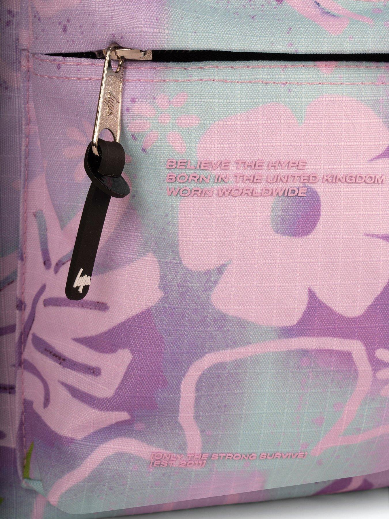 Hype Girls Floral Doodle Iconic Backpack - Purple | Very