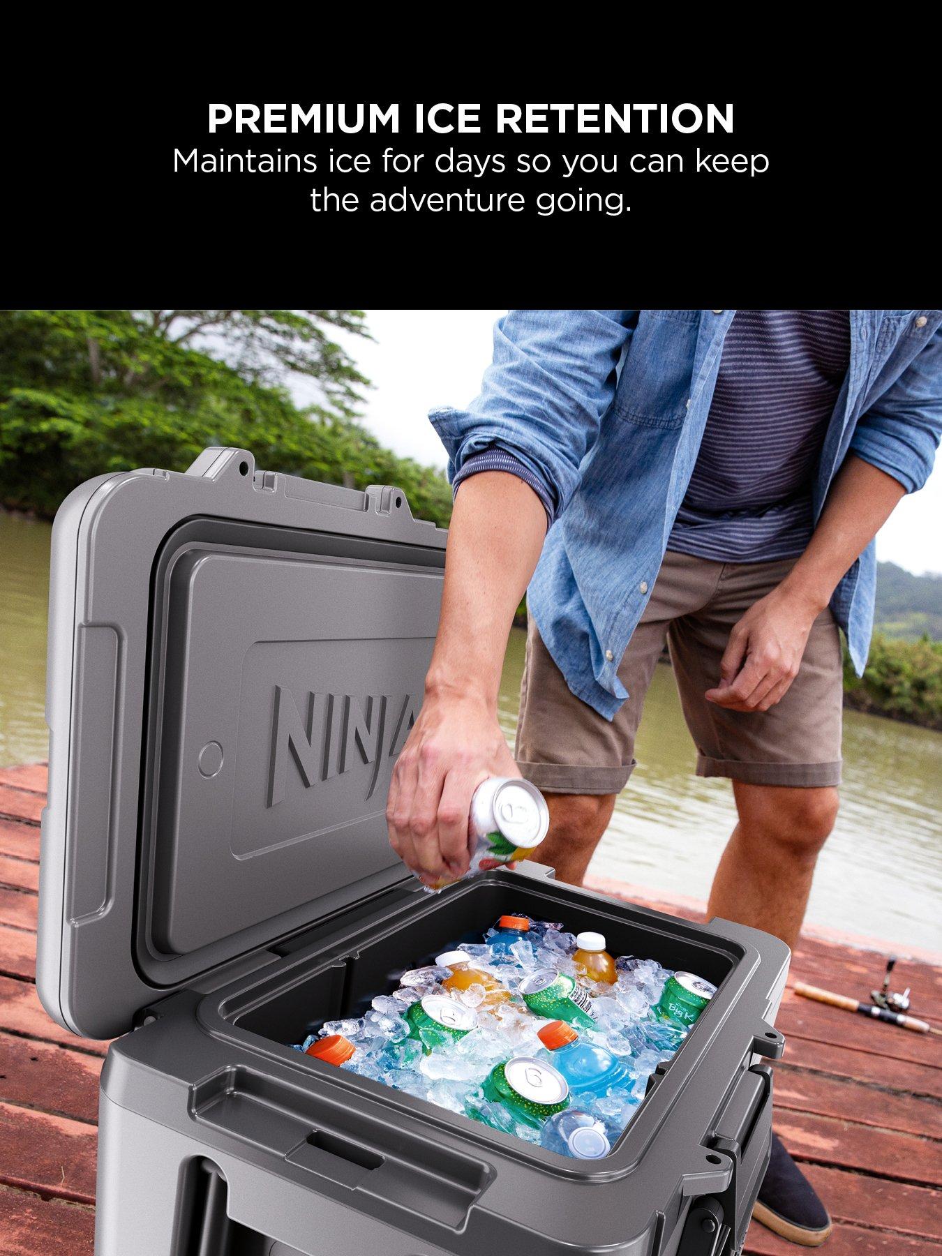NINJA FrostVault 45QT/42L Wheeled Cooler with Dry Zone, Slate Grey ...
