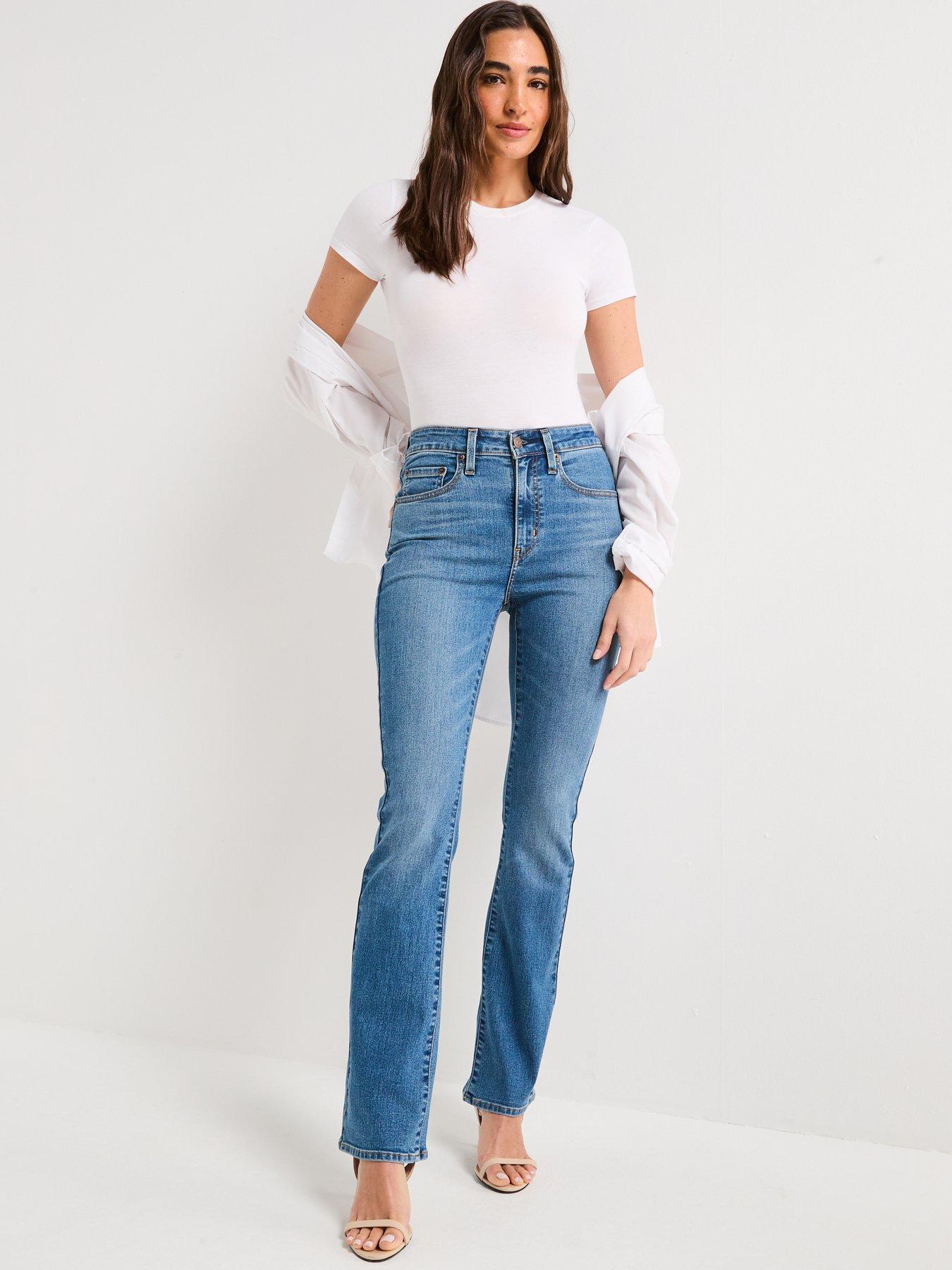 Levi's 725 High-rise Bootcut Jeans - Hint Of Tint - Blue | Very