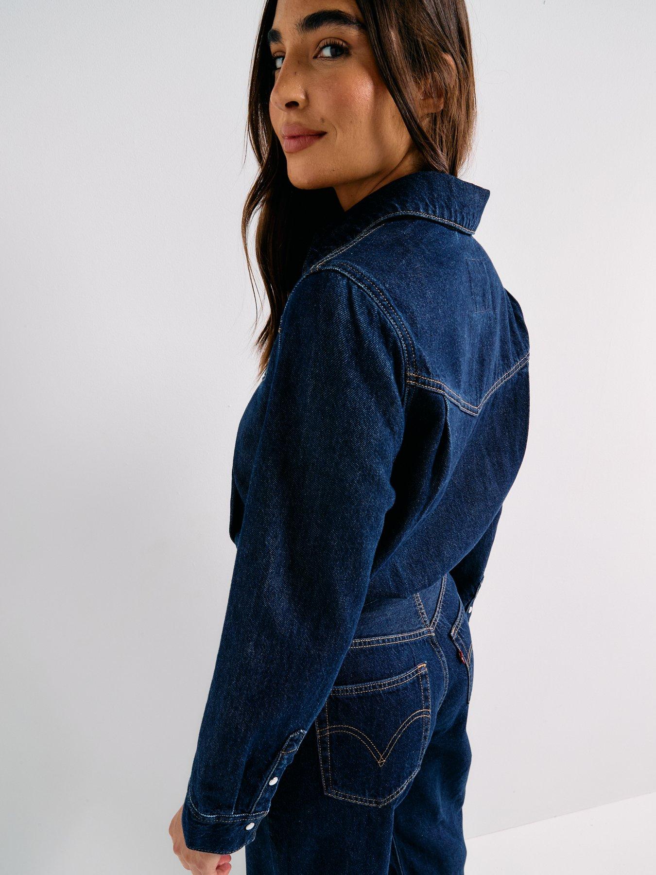 Levi's Rinoa Wide-Leg Jumpsuit - Reign Of The Rinse - Navy | Very