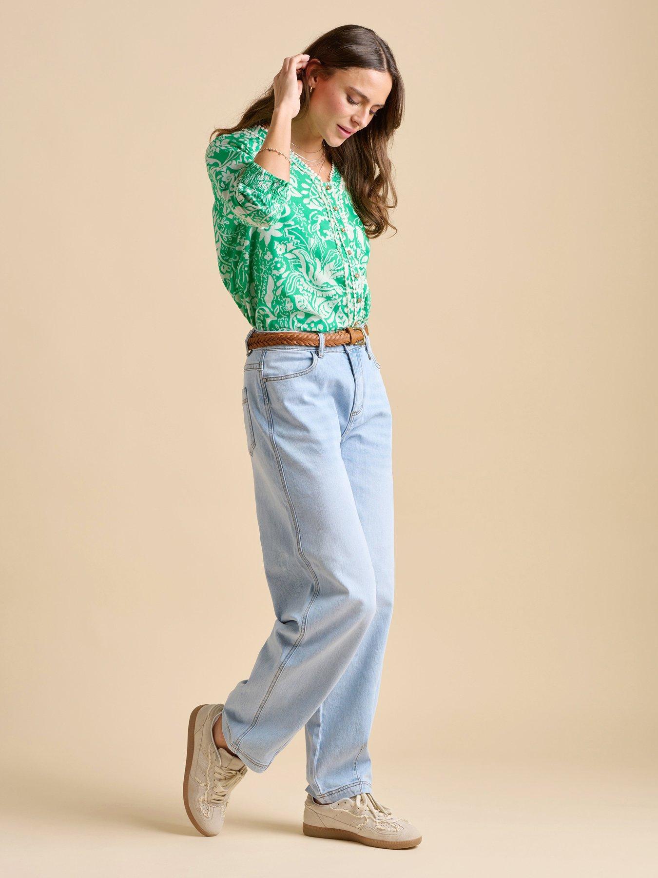 Brakeburn Wildflower Blouse - Green | Very