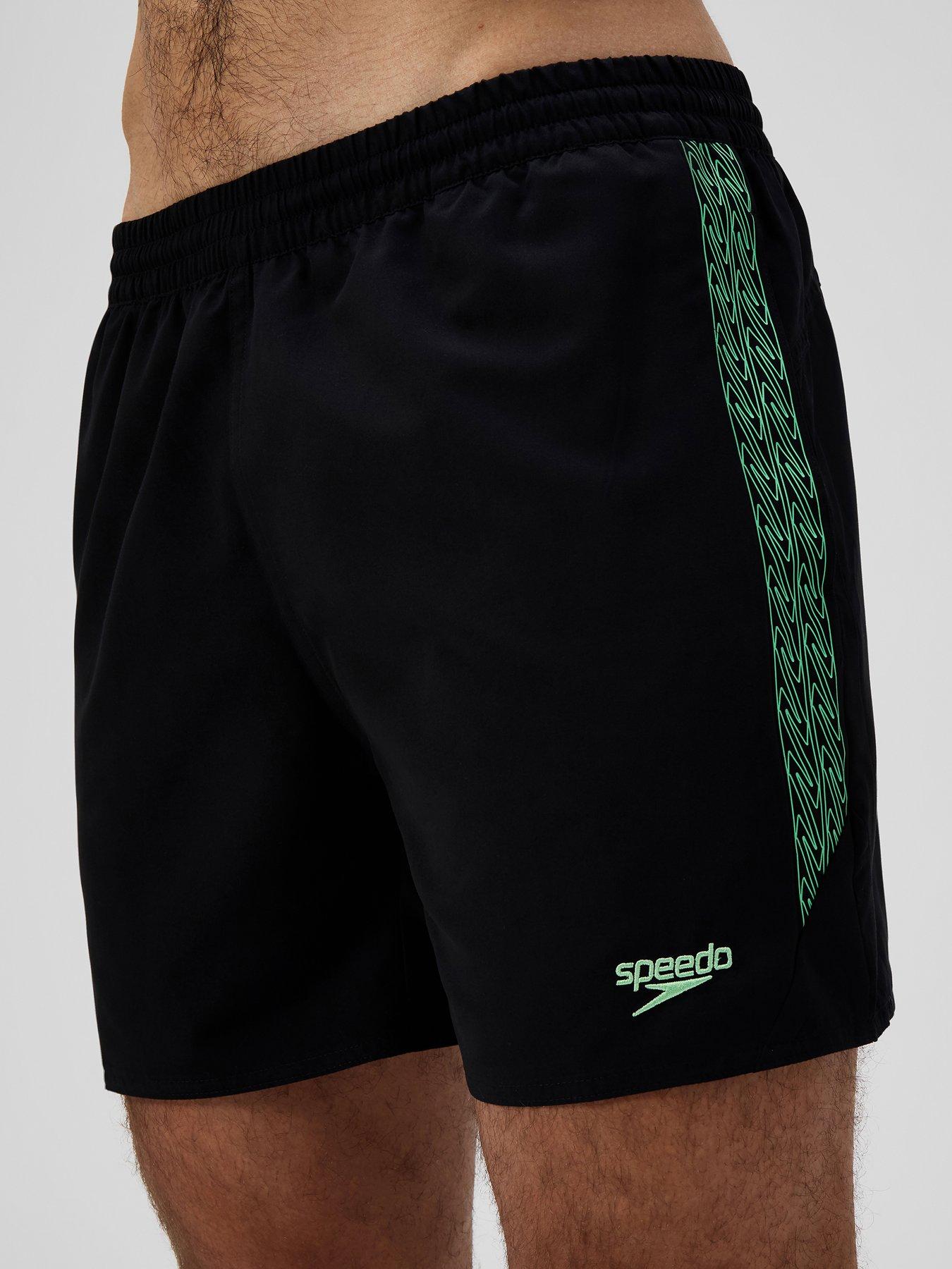 Speedo Mens Hyperboom Splice 16 Inch Watershort - Black/green | Very